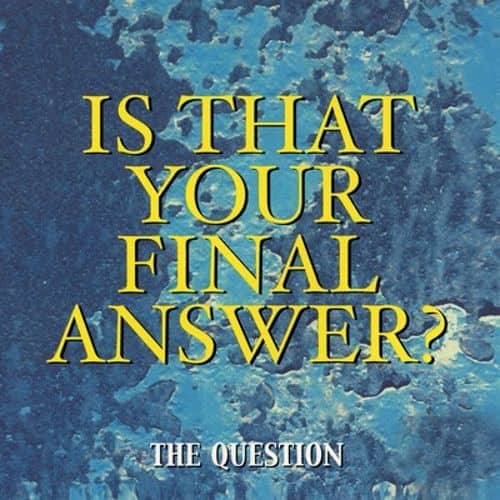 Best Buy: Is That Your Final Answer? [CD]