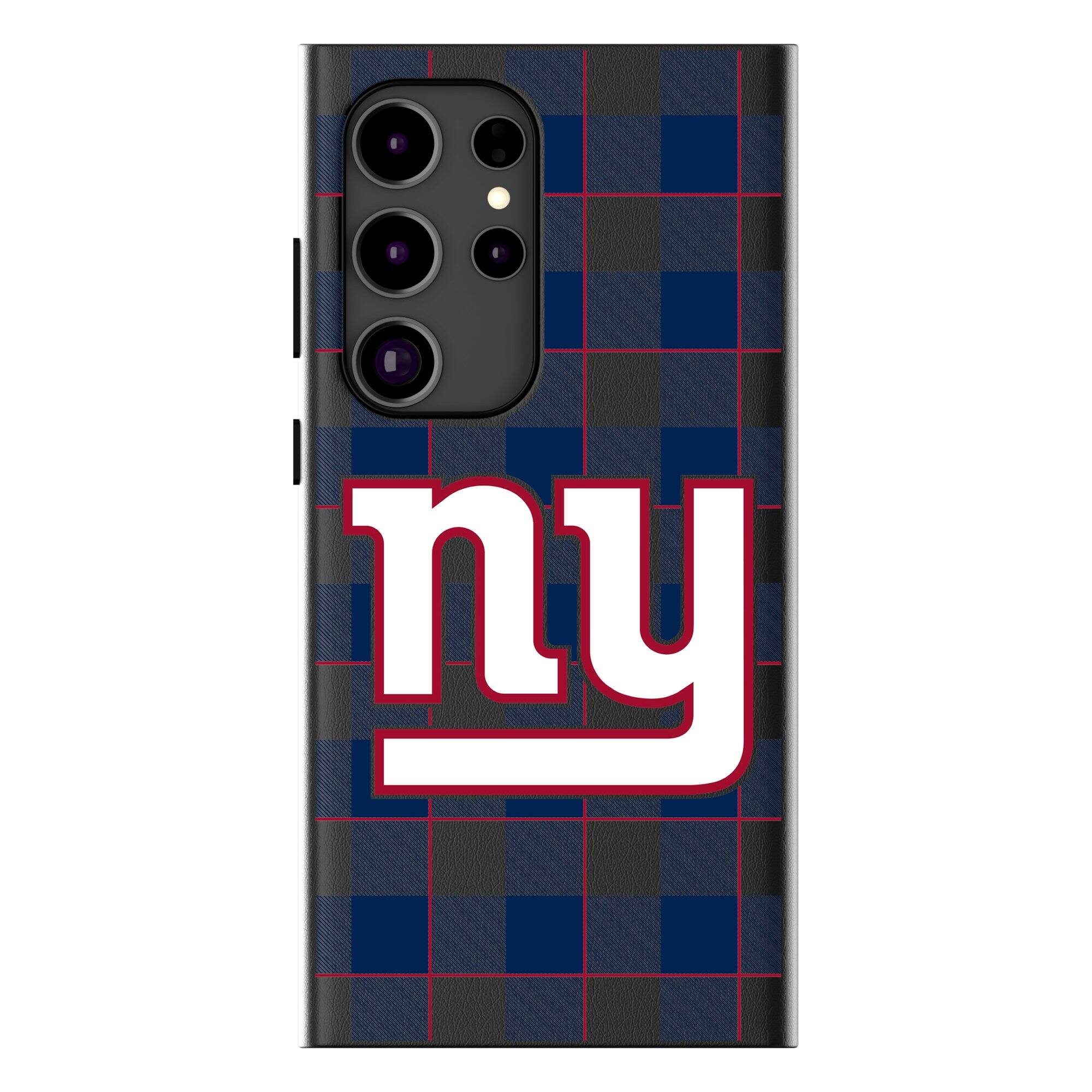 Keyscaper NFL New York Giants Plaid Galaxy Magnetic Bump Case S24 Ultra ...