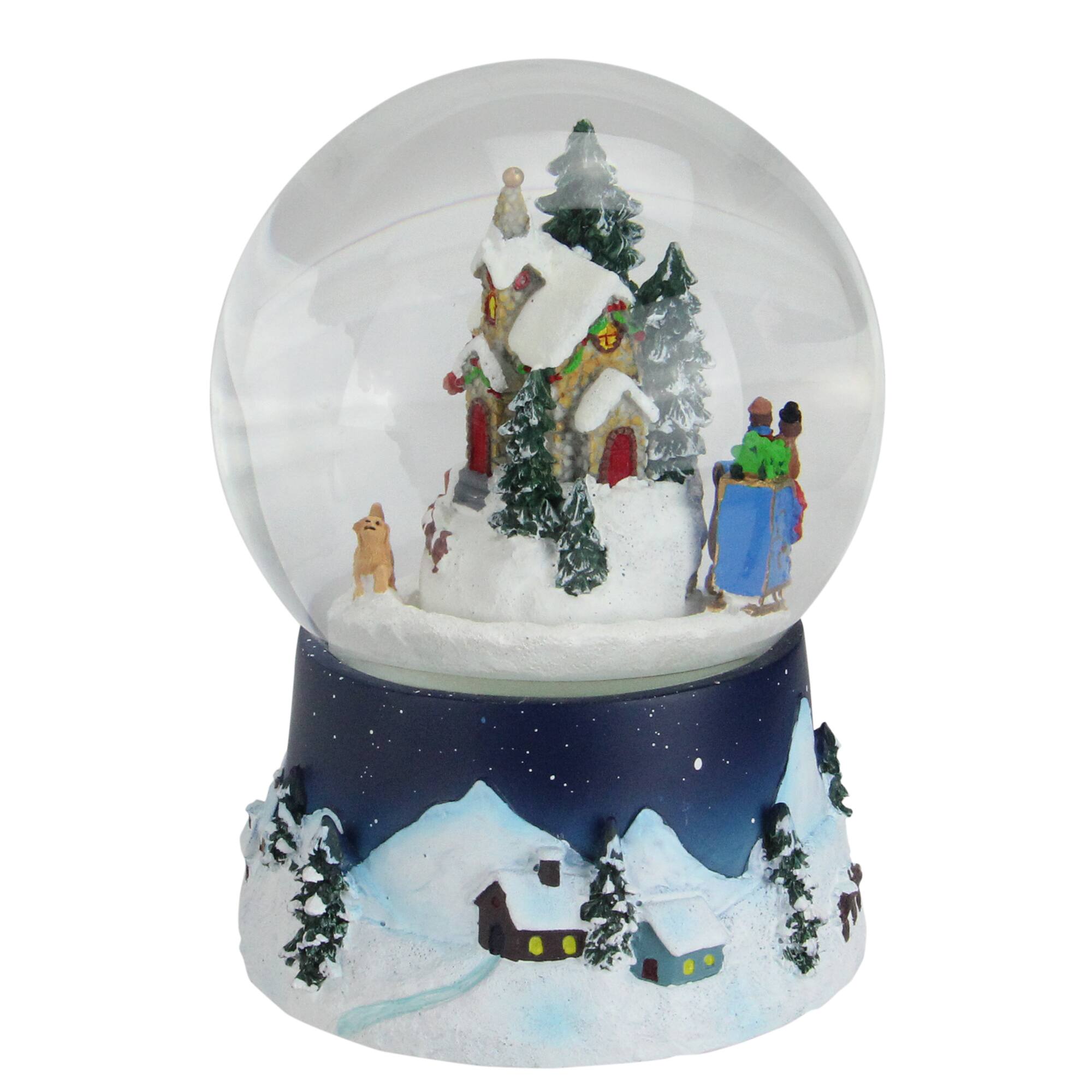 Northlight 6.5" Musical and Animated Christmas Villiage Winter Scene ...