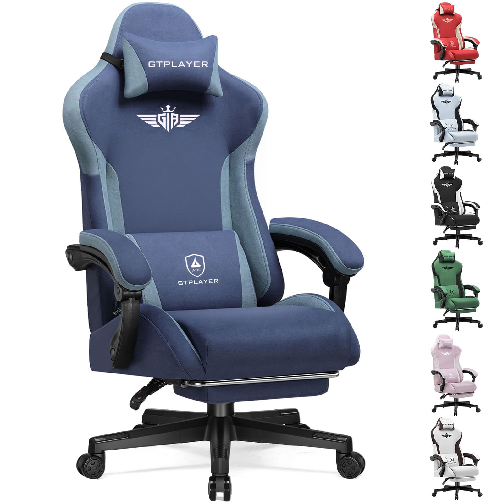 BIG GTPlayer - Ergonomic Gaming Chair Fabric Computer Office Chair and ...