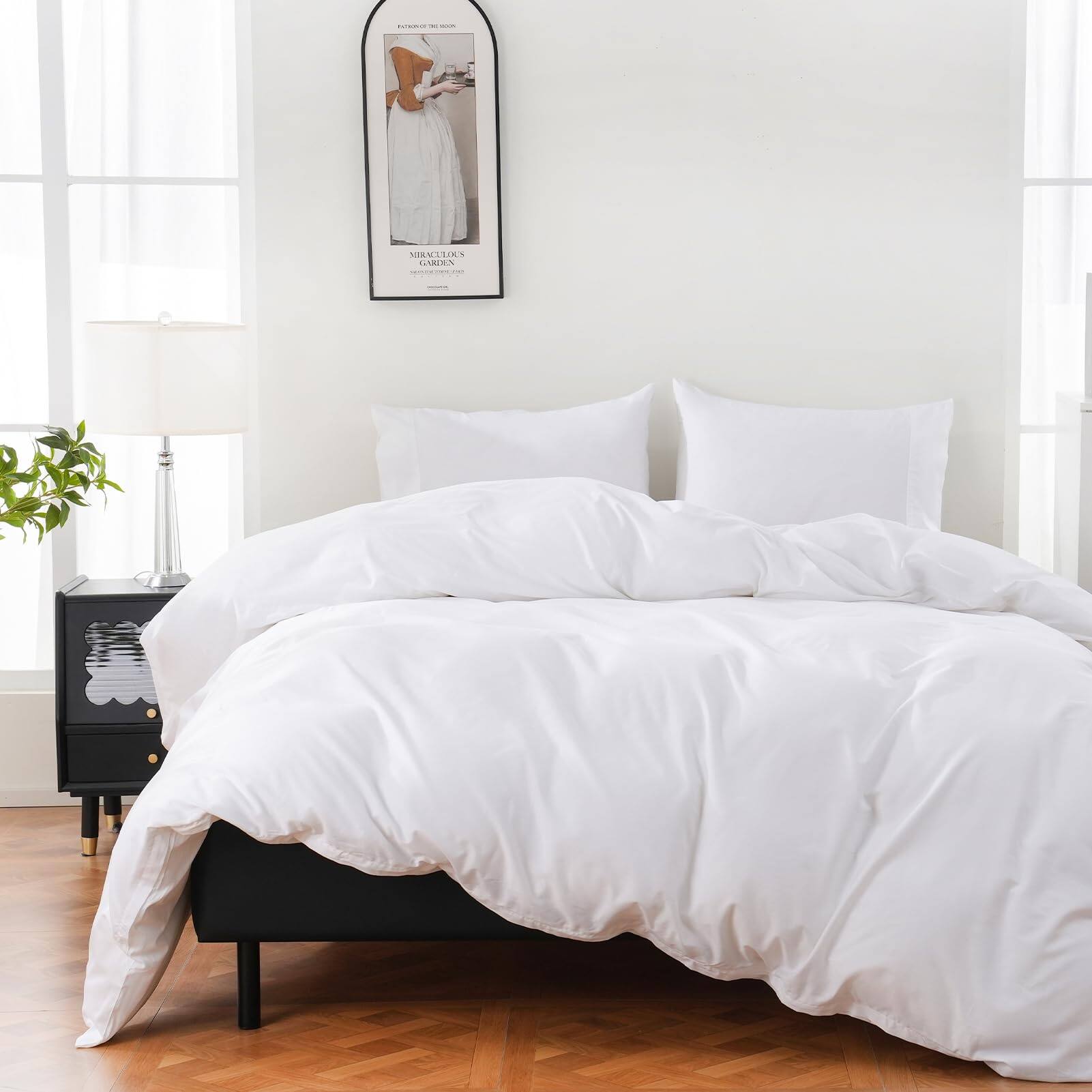 Dapper Styles Cotton Duvet Cover King 400 Thread Count Sateen Comforter ...