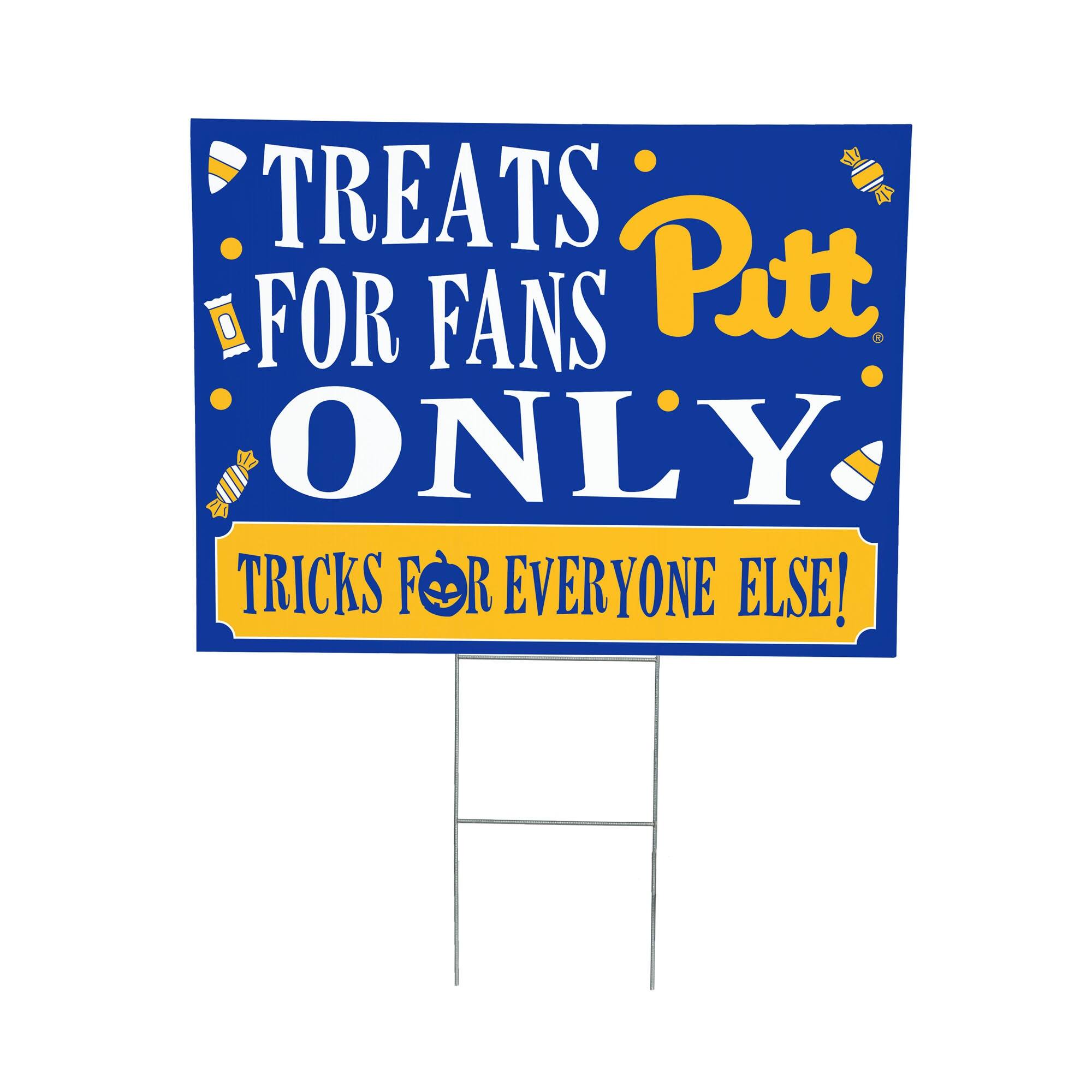 Evergreen Enterprises Pitt Panthers 18" x 24" Halloween Treats Outdoor ...