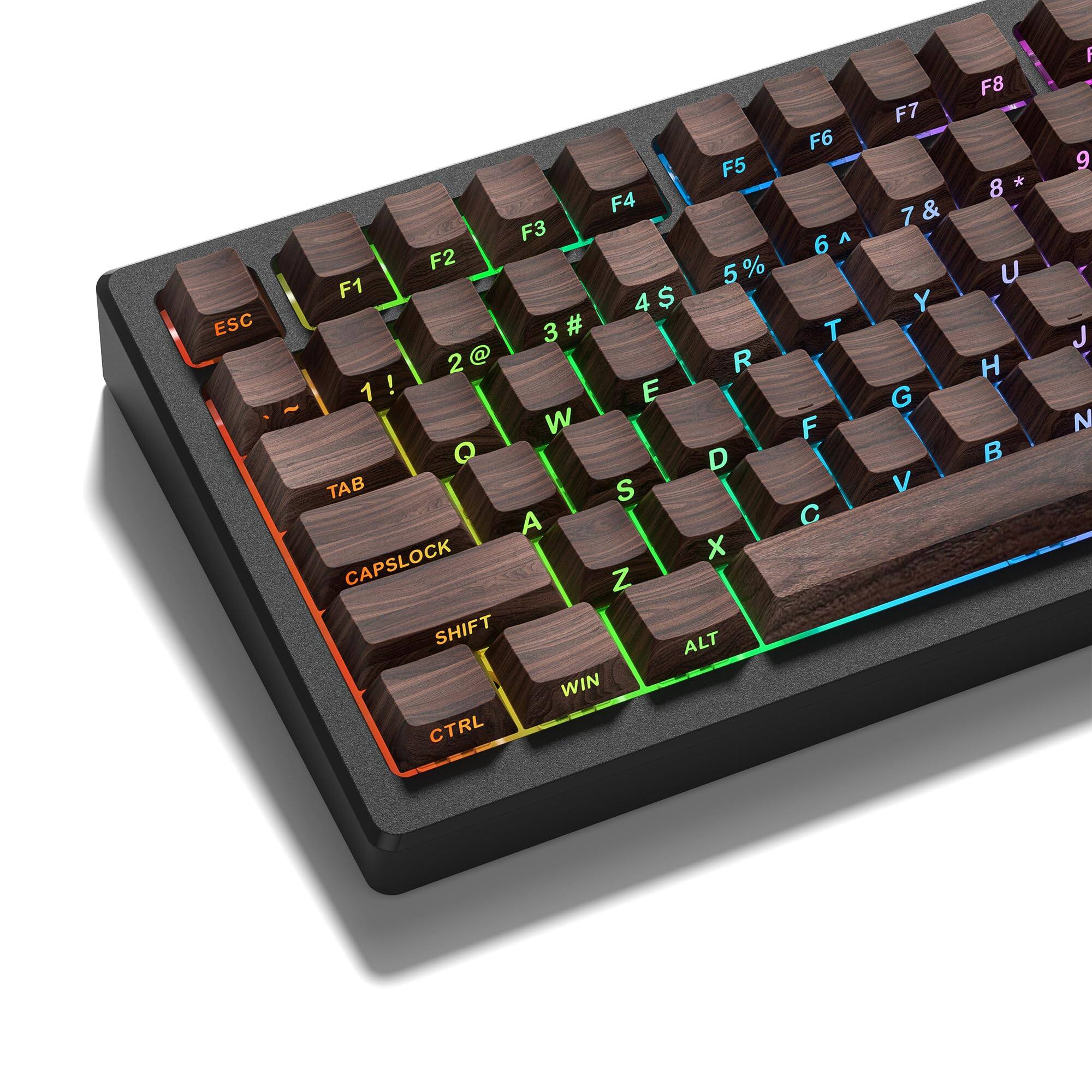 HM 1810 Womier Pbt Keycaps Set Custom White Doubleshot Dye Sub Side ...