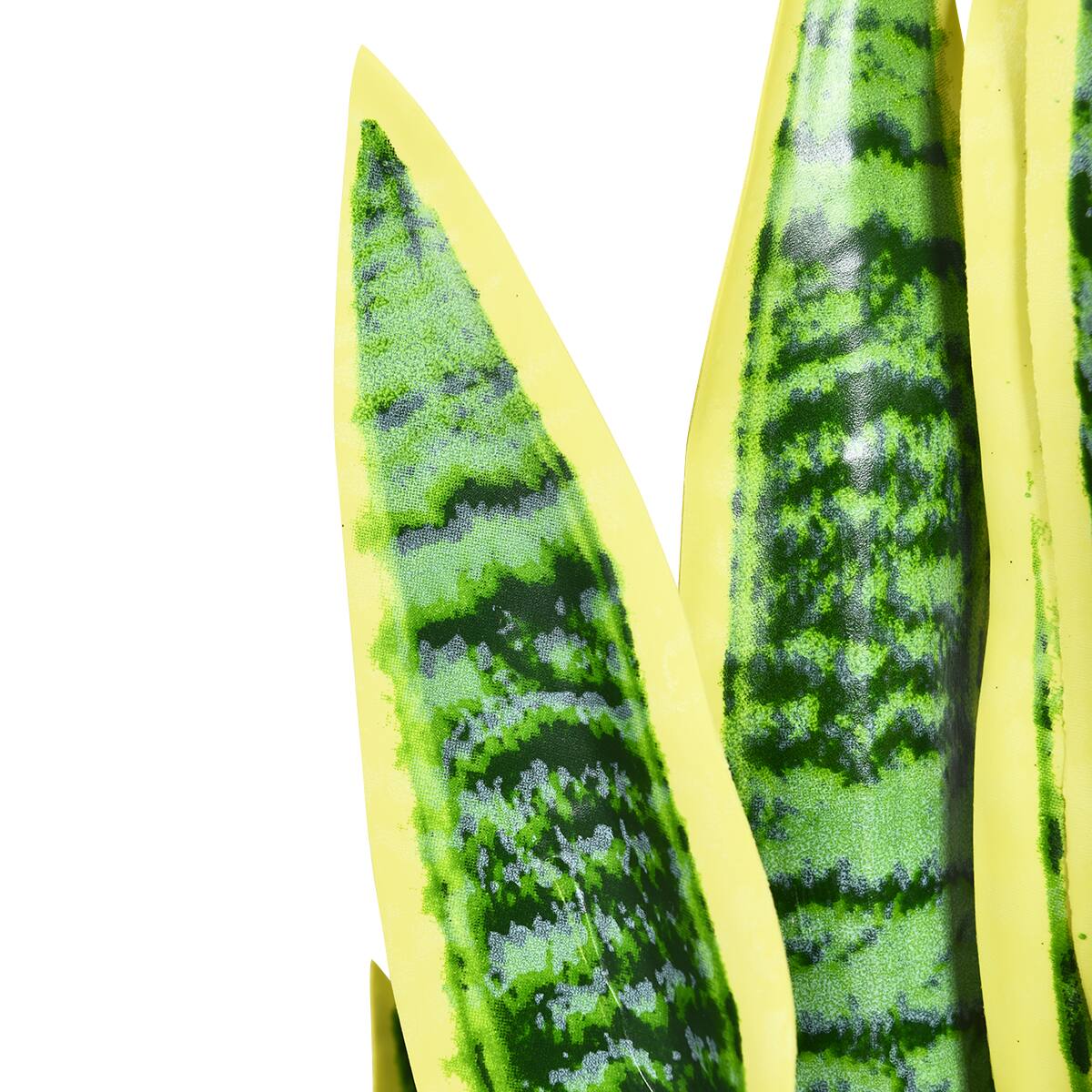 Costway Artificial Snake Plant 35.5"Fake Sansevieria Indoor/Outdoor ...