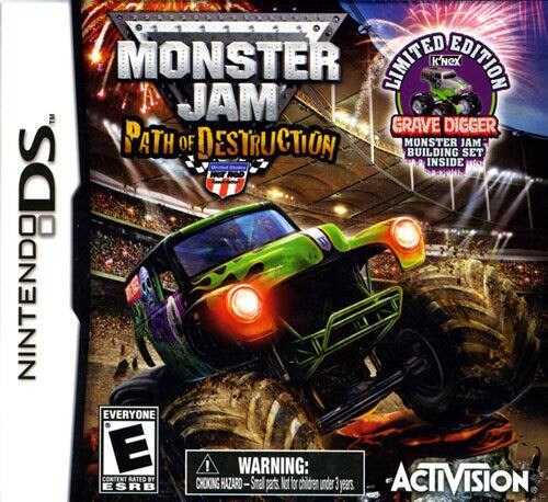 Best Buy: Monster Jam: Path of Destruction with K'Nex Toy Nintendo DS ...