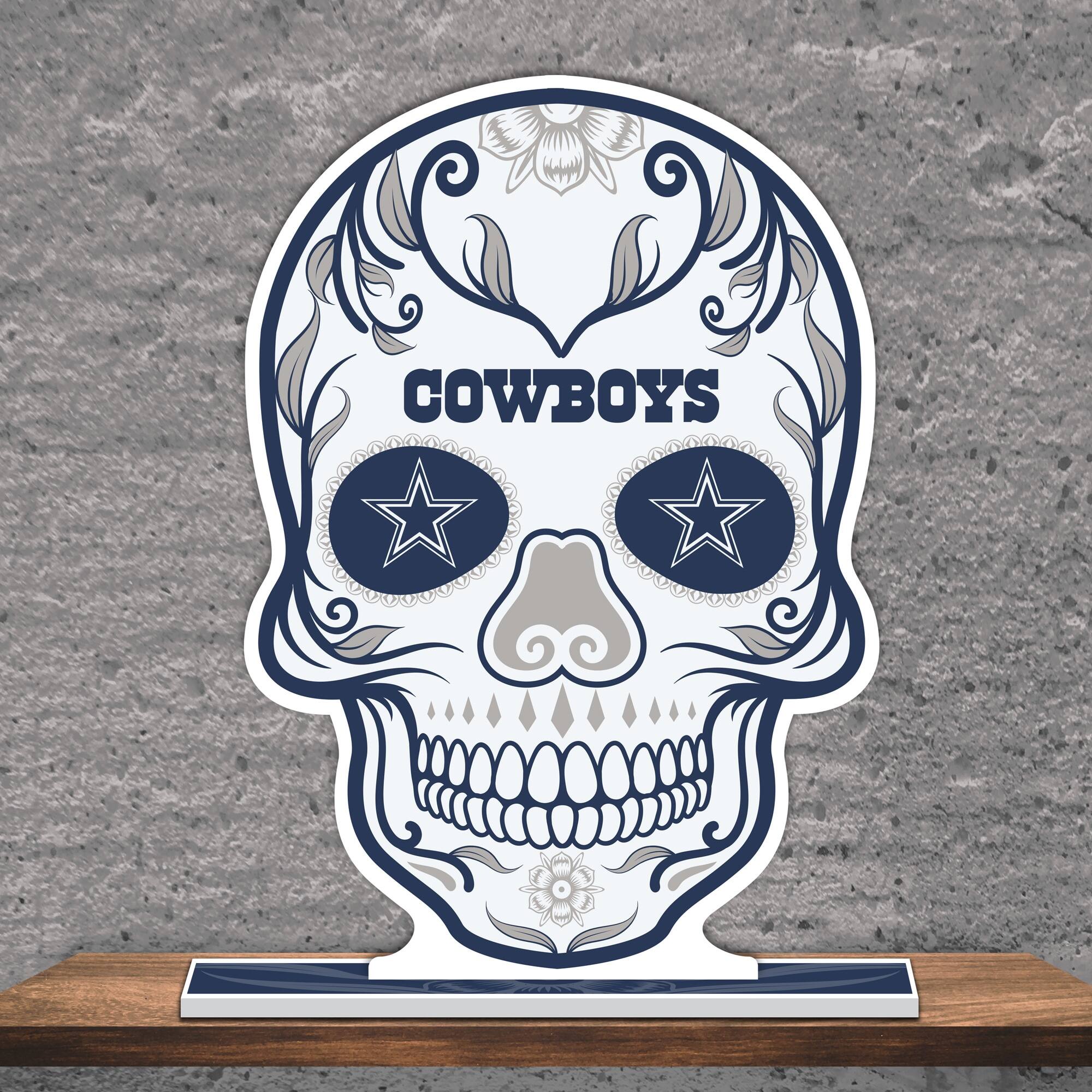 UPI Marketing Dallas Cowboys 10" Sugar Skull Standee Multicolor ...