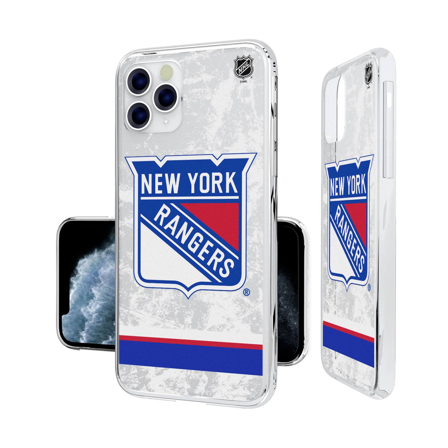 Keyscaper NHL New York Rangers iPhone Stripe Clear Ice Case 14 Pro Max ...
