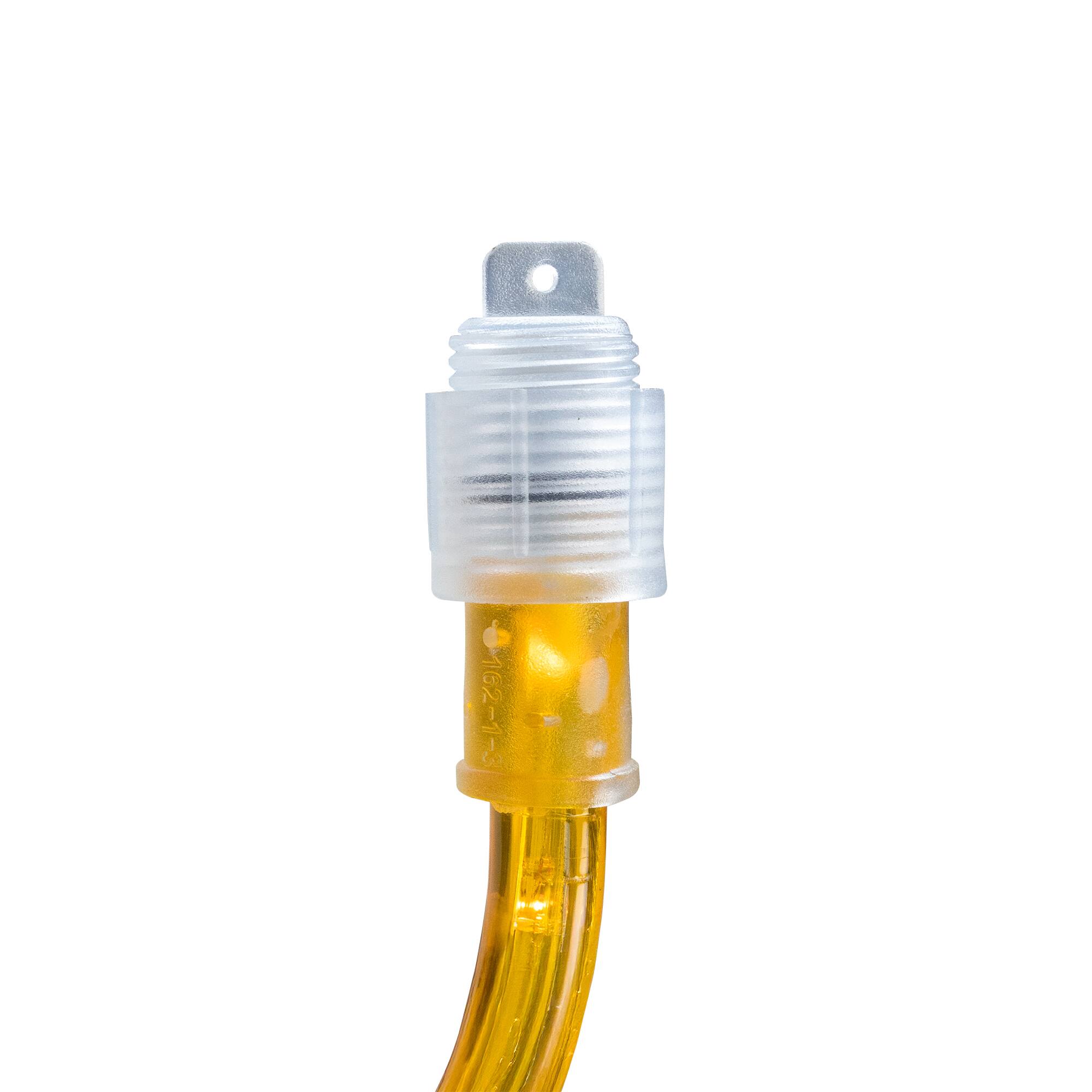 Northlight Incandescent Flexible Outdoor Christmas Rope Lights Gold 18 ...