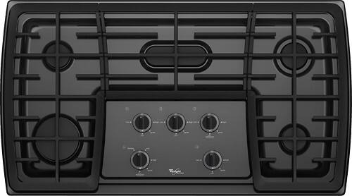 Best Buy: Whirlpool 36" Built-In Gas Cooktop Black G7CG3665XB