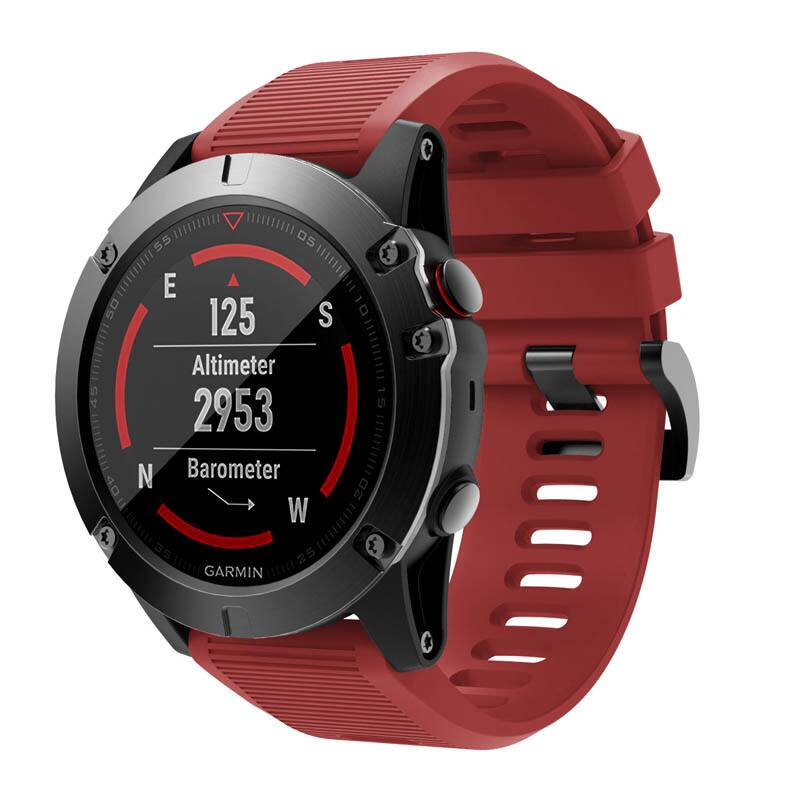 StrapsCo Endurance Band QuickFit 26 Silicone Rubber Watch Strap For ...