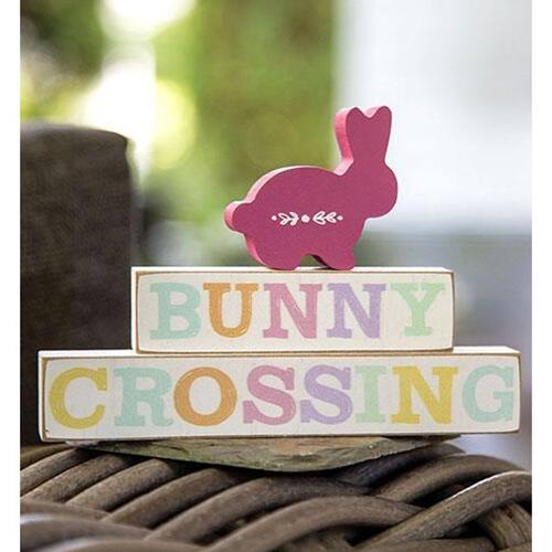 BreeBe *3/Set Bunny Crossing Block Stackers Multicolor G35742 - Best Buy