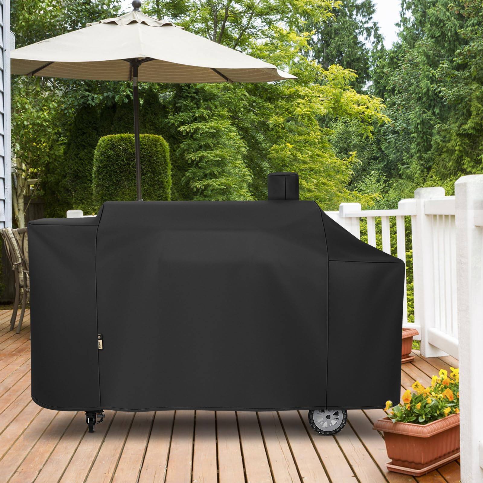 Fabibe Grill Cover Compatible With Pit Boss 1100 Pro Series Pellet Gas Combo Heavy Duty ...
