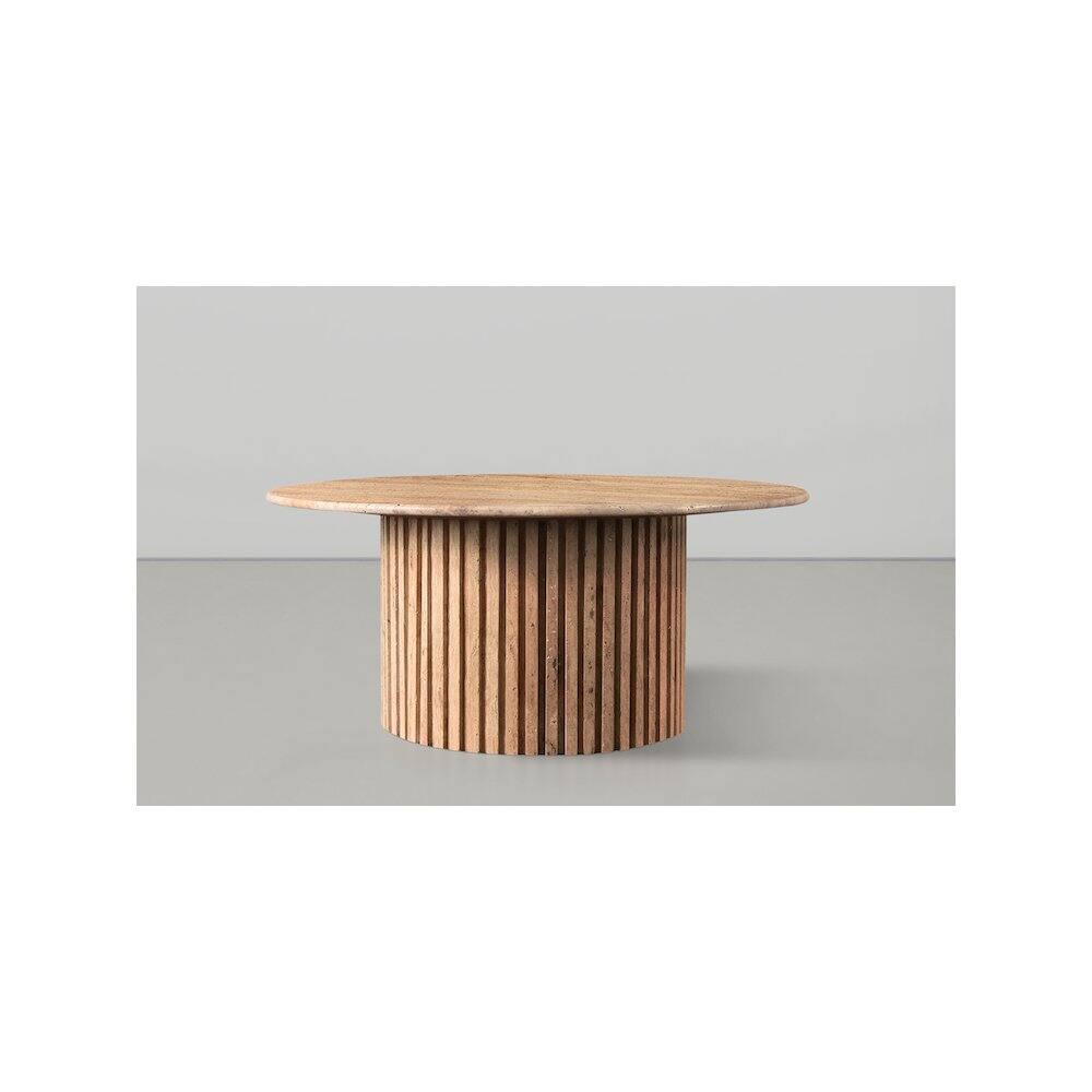 Meridian Furniture Genoa Coffee Table Beige 248Travertine-CT - Best Buy