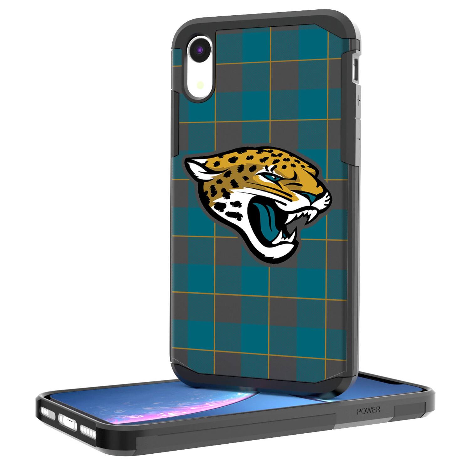 Keyscaper NFL Jacksonville Jaguars iPhone Rugged Plaid Design Case 13 ...