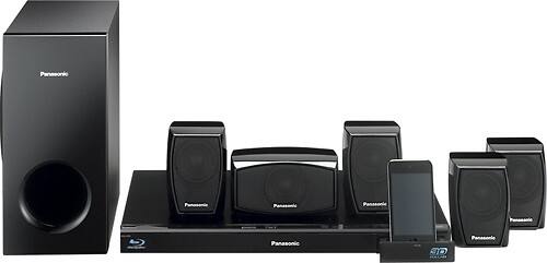 Best Buy: Panasonic 5.1-Ch. 3D/Wi-Fi Blu-ray Home Theater System SC-BTT270