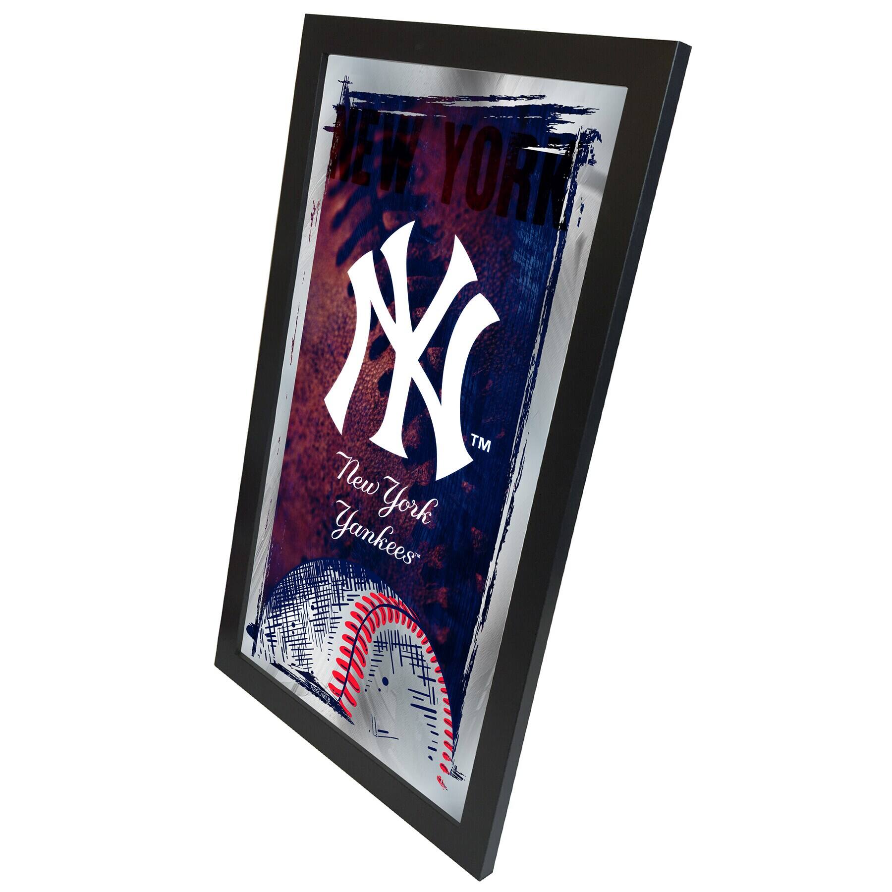 Holland Bar Stool Co. New York Yankees 15" x 26" Wall Mirror Multicolor ...