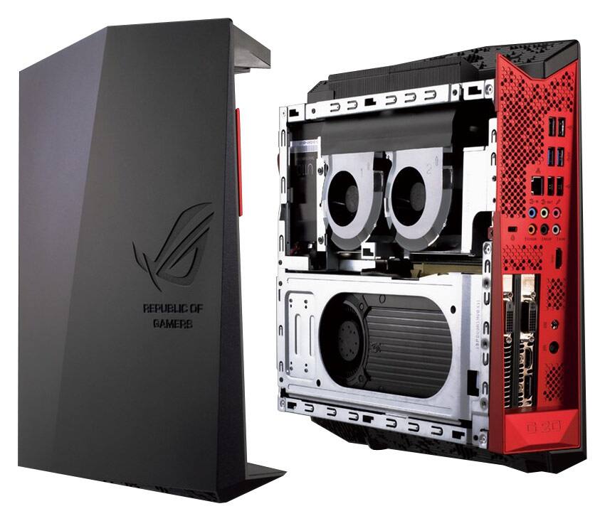 Best Buy: ROG Desktop Intel Core i7 8GB Memory 1TB Hard Drive Black/Red ...