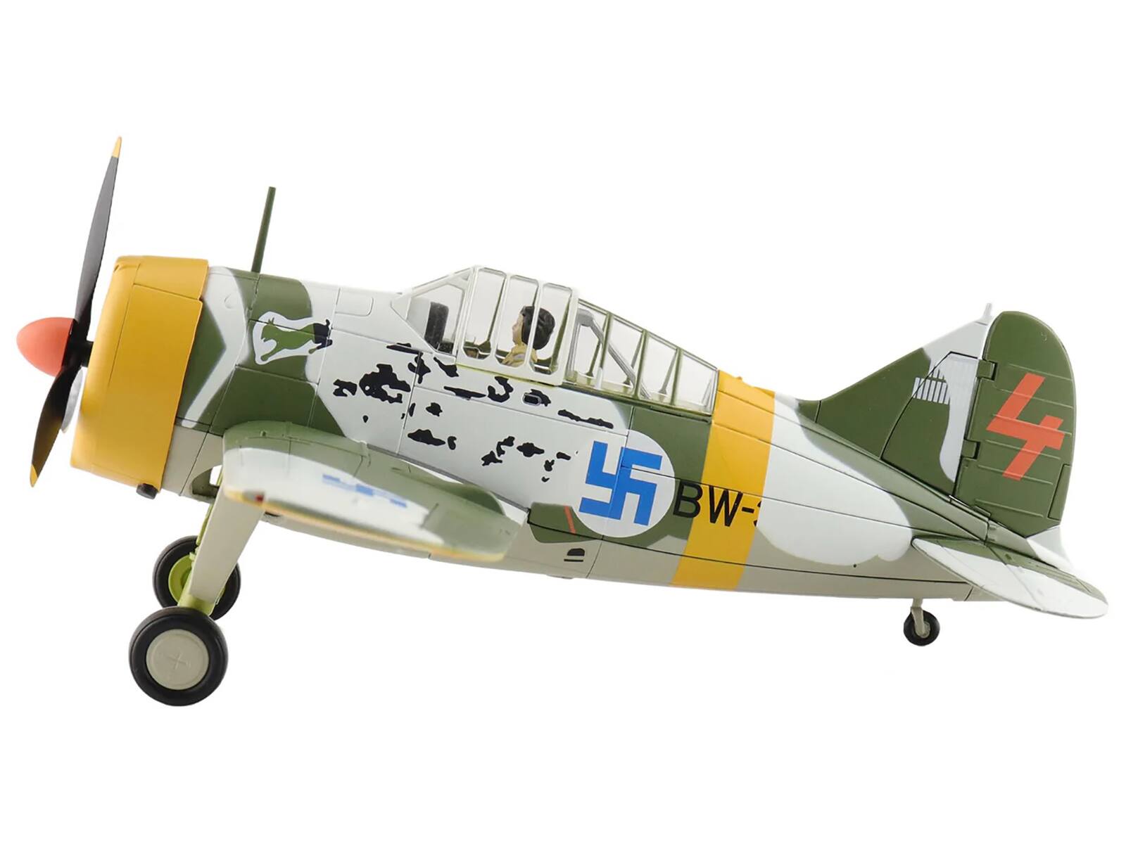 Hobby Master Brewster F2A Model 239 Buffalo Fighter BW364 LeLv 24 ...