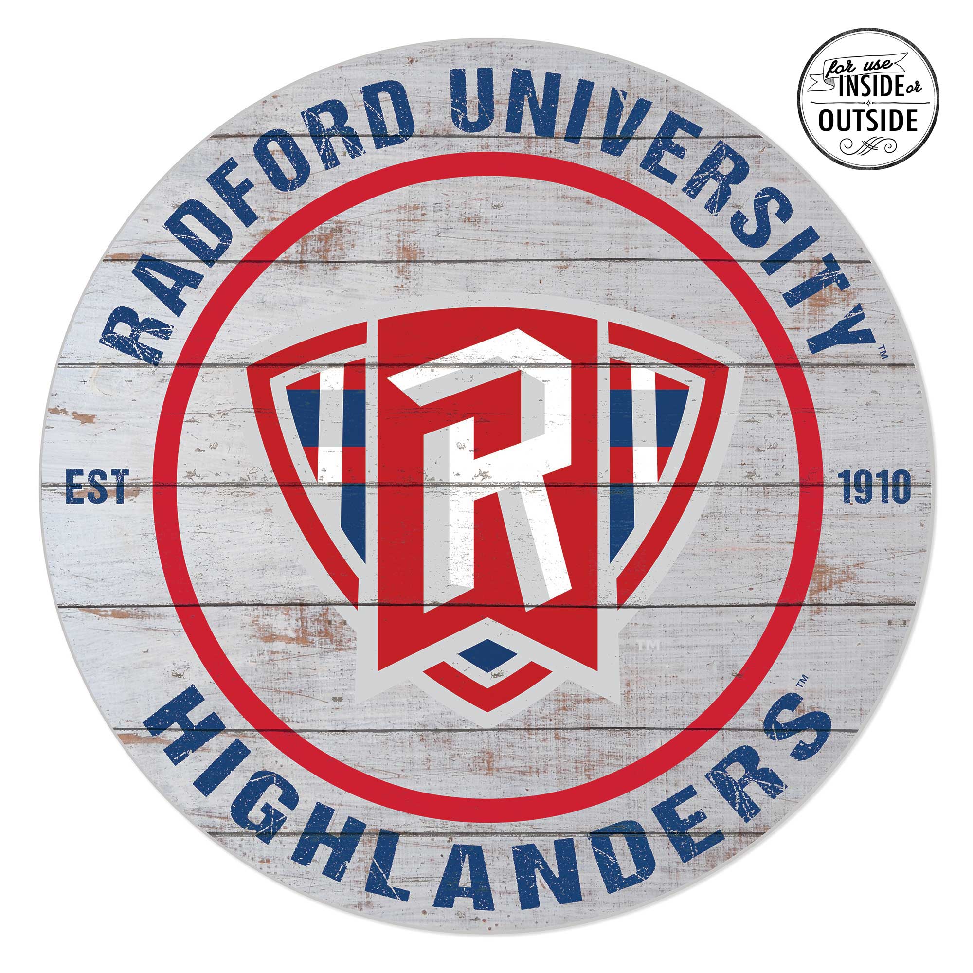 Jardine Radford Highlanders 20'' x 20'' Indoor/Outdoor Weathered Circle ...