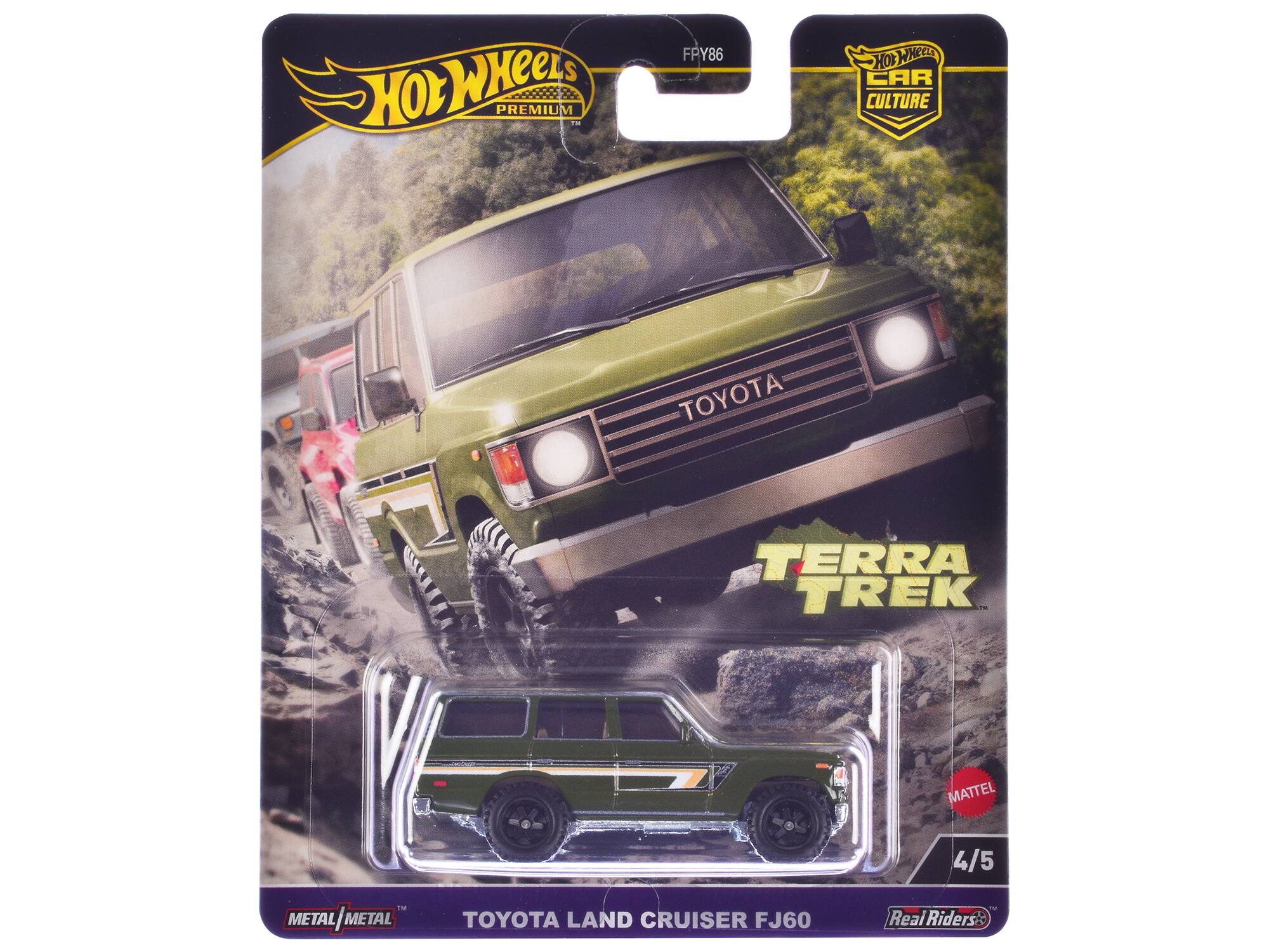 Toyota Land Cruiser FJ60 with Stripes "Terra Trek" Series Diecast Model ...