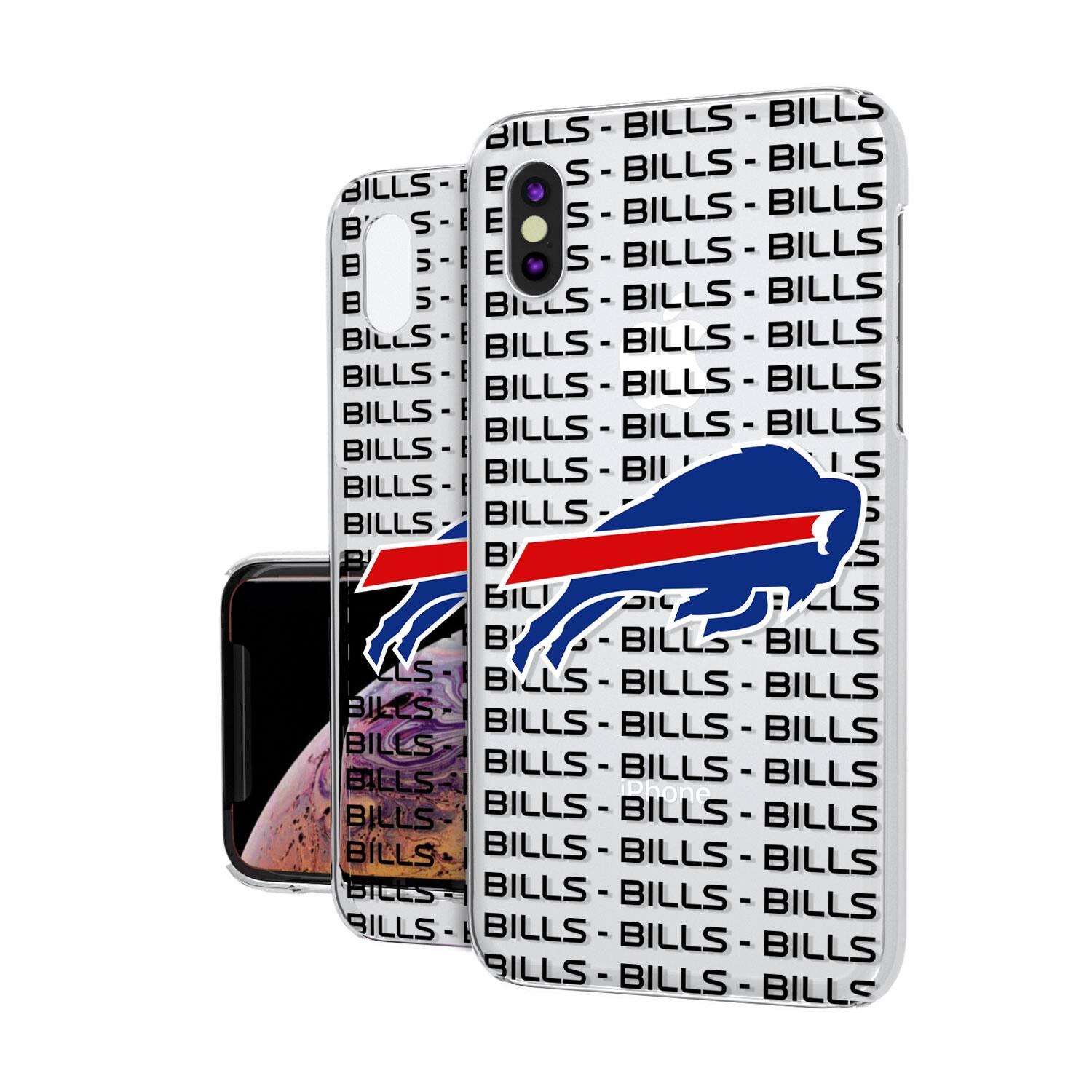 Keyscaper NFL Buffalo Bills iPhone Clear Text Backdrop Design Case 16 ...