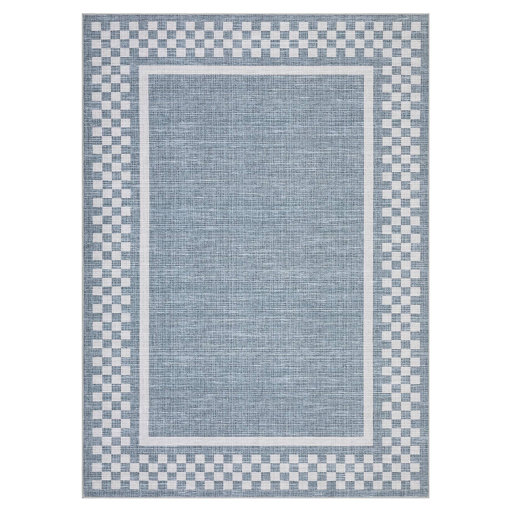 GARVEE Modern Geometric Area Rug Solid Ultra Soft Non Slip Washable ...