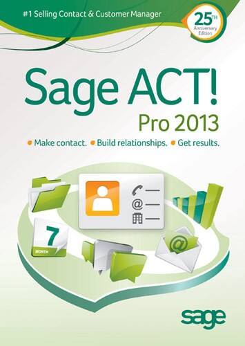 Best Buy: Sage ACT Pro 2013: 25th Anniversary Edition Windows ACTPRO2013RT