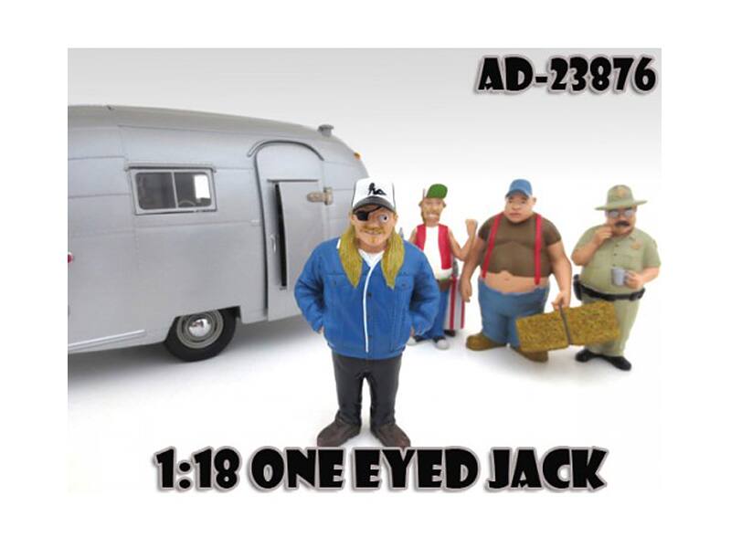 One Eyed Jack "Trailer Park" Figure For 1:18 Scale Diecast Model Cars ...