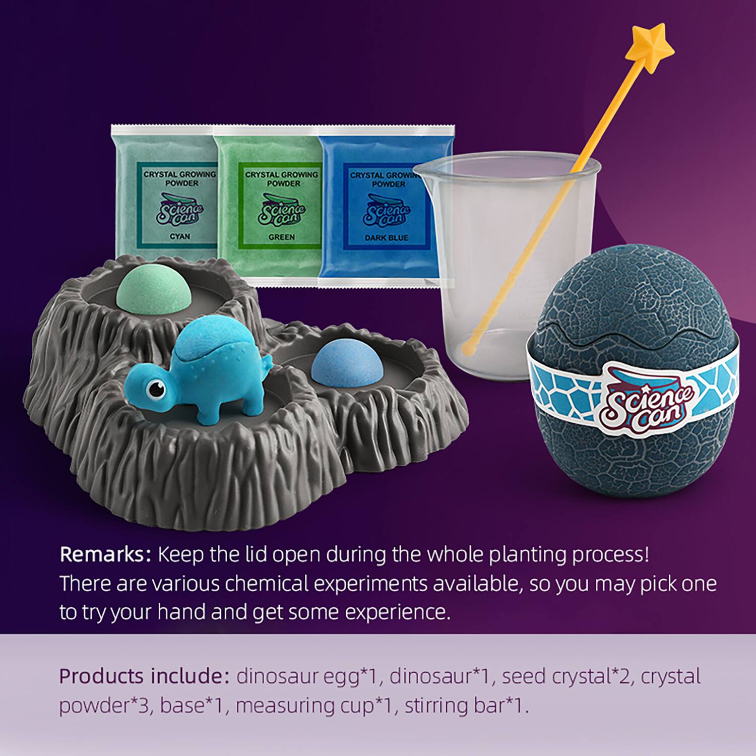 Best Buy: Hape Hape: Science Can: Crystal Dinosaur Growing Kit ...