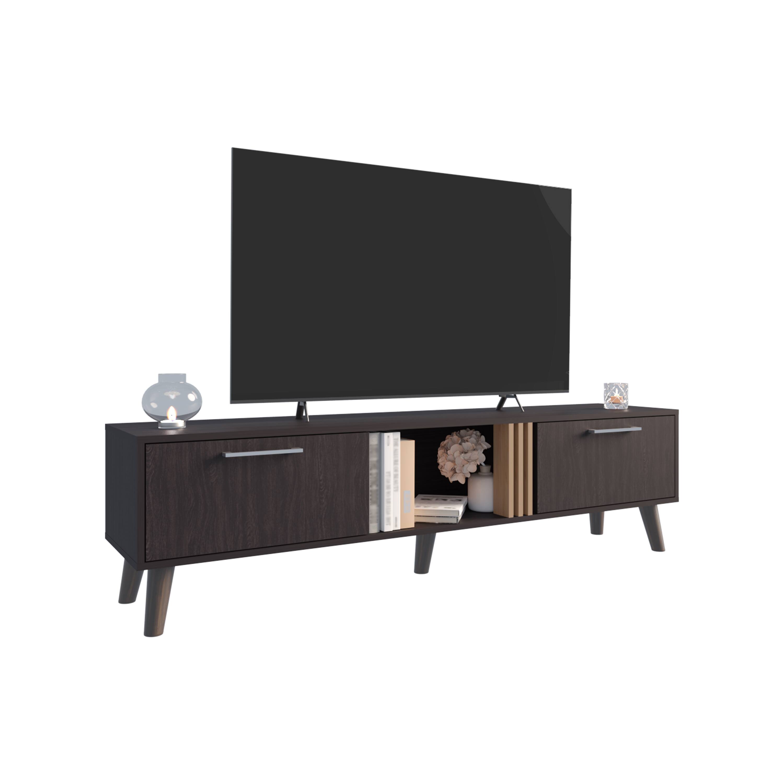 Spaco 65 Inch TV Stand for 70" TVs with 2 Doors and Shelf, Compact for ...