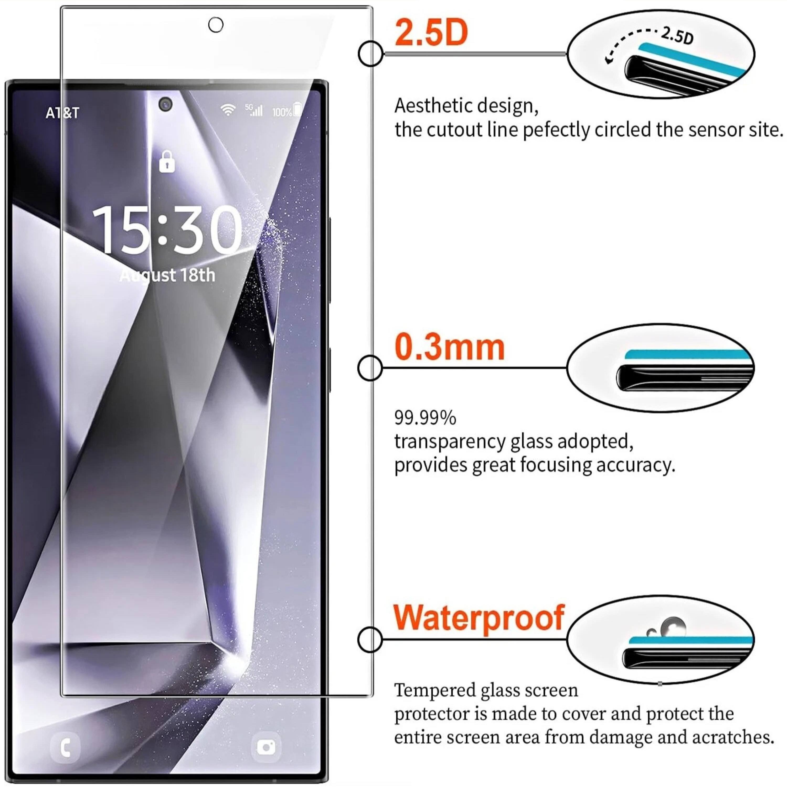 Kitcheniva Clear Protective Cover For Samsung Galaxy S25 Plus Phone ...