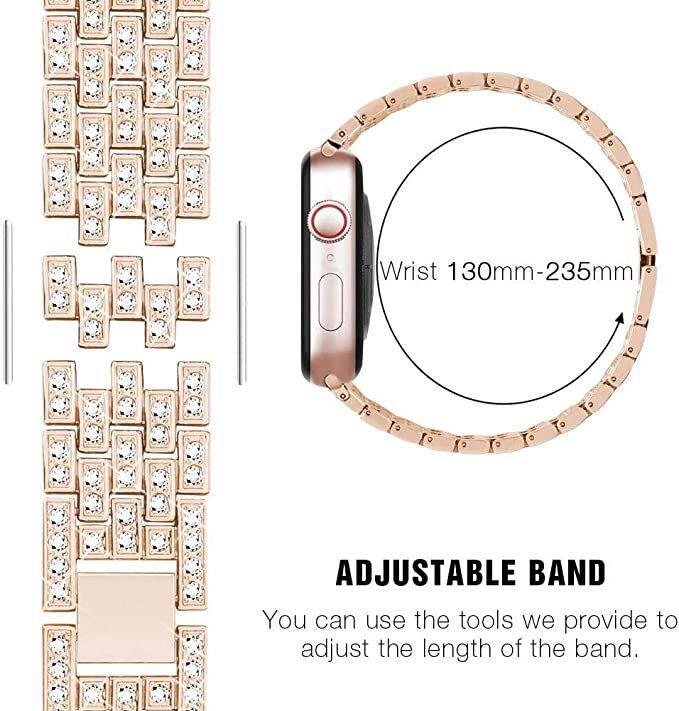Worryfree Gadgets Metal Bling Fashion Band Rose Gold - Best Buy