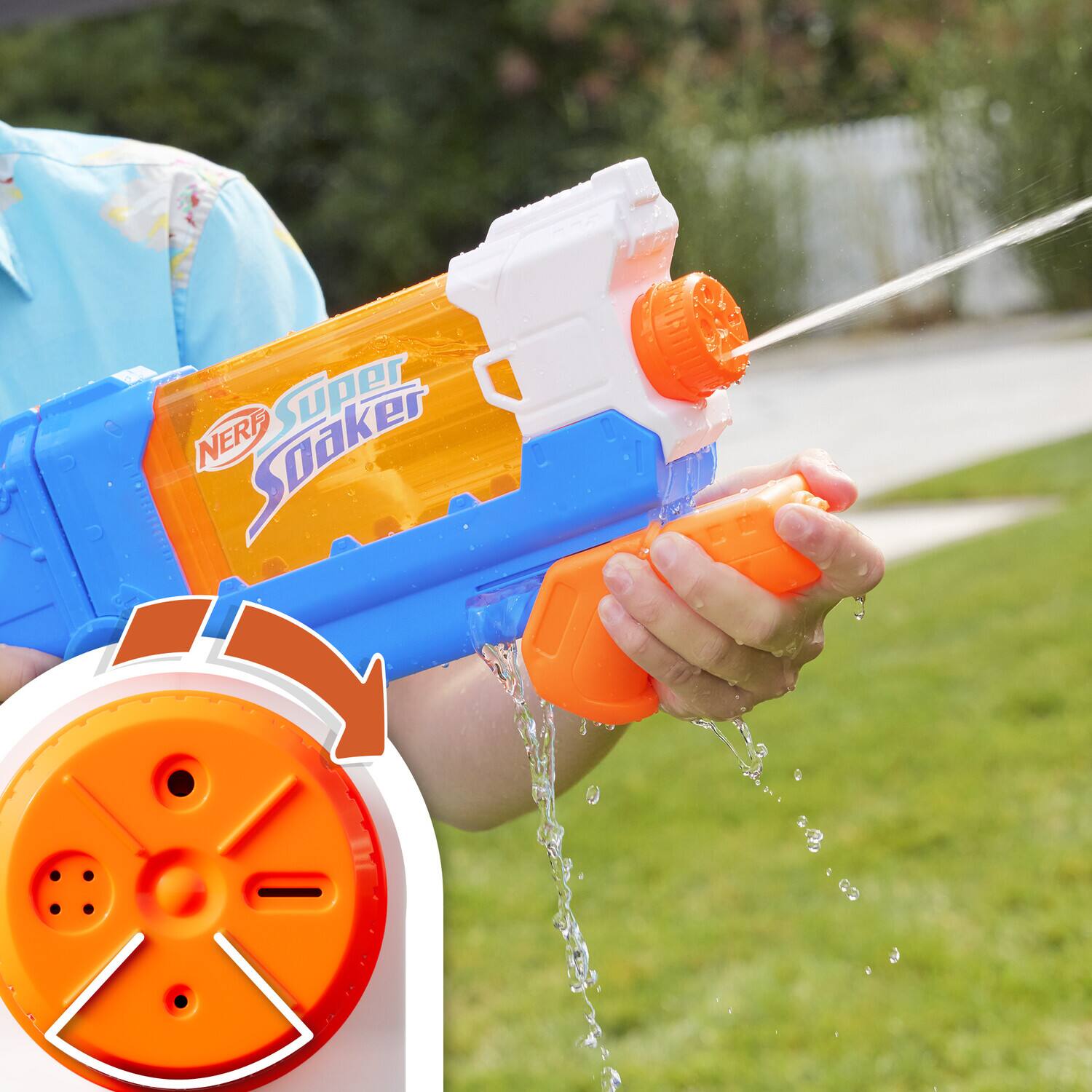 Hasbro Collectibles Nerf: Super Soaker Flip Fill Water Blaster ...