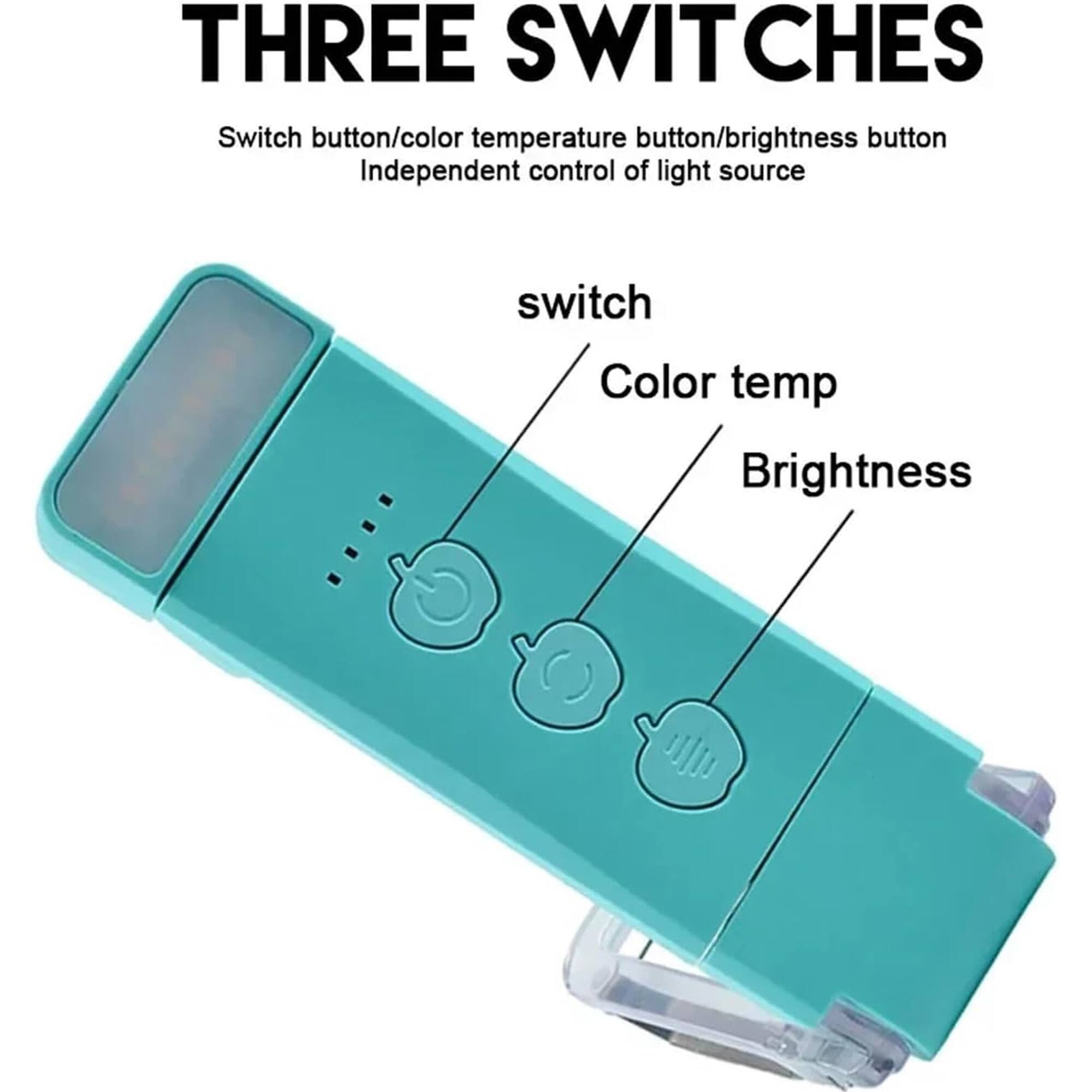 YONWAY USB Rechargeable LED Book Light, Portable Bookmark Reading Night ...