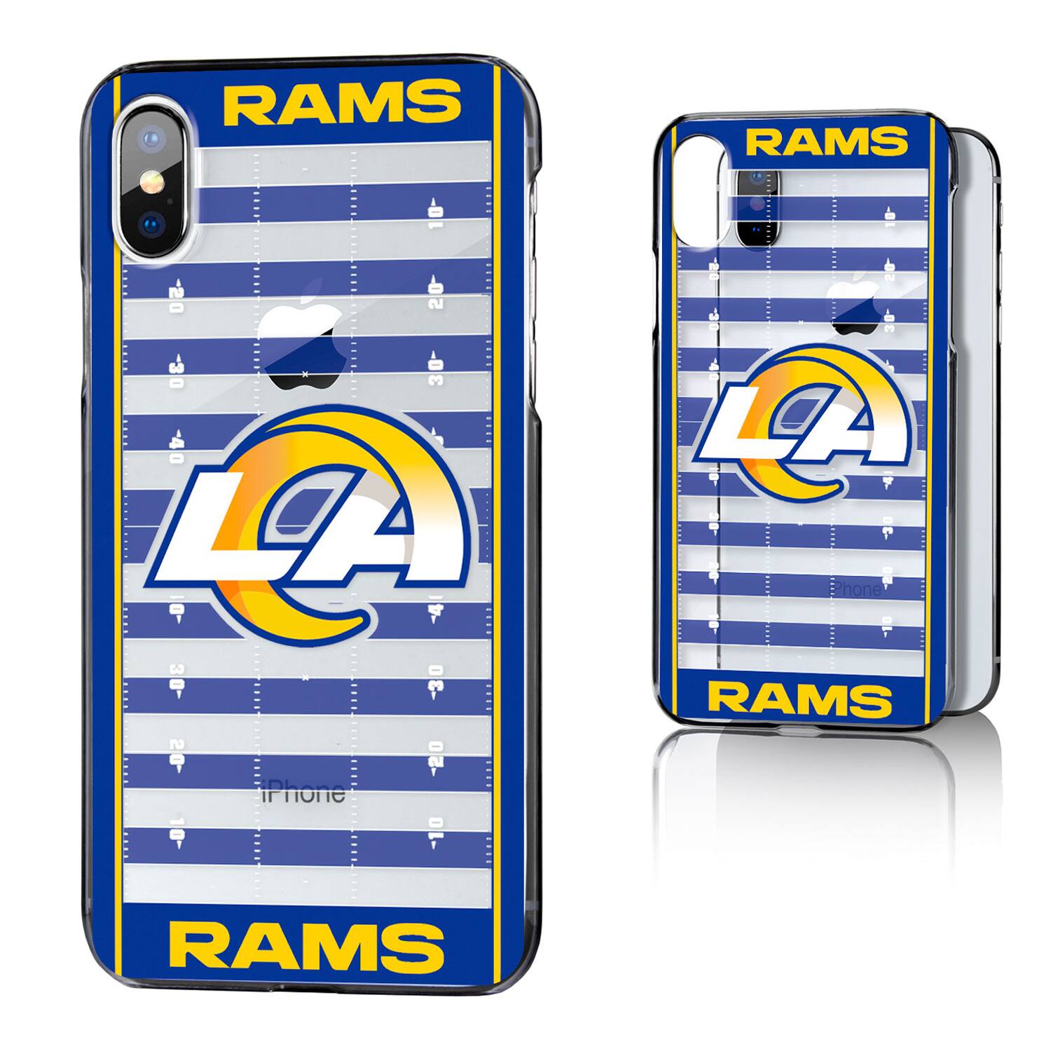 Keyscaper NFL Los Angeles Rams iPhone Clear Field Design Case 16 Pro ...