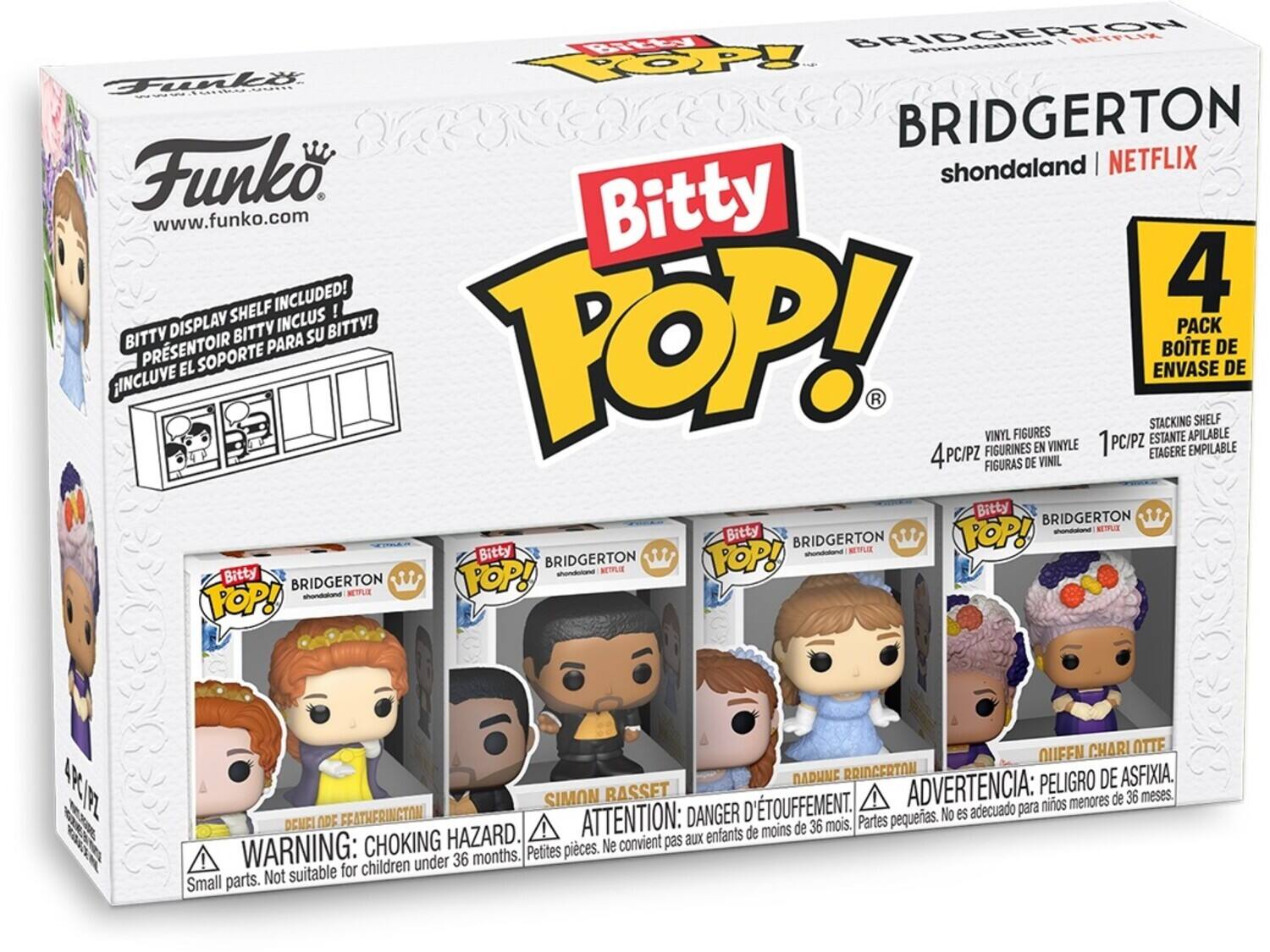 Funko Bitty POP!: Bridgerton 4 Pack Collectibles Multicolor ...