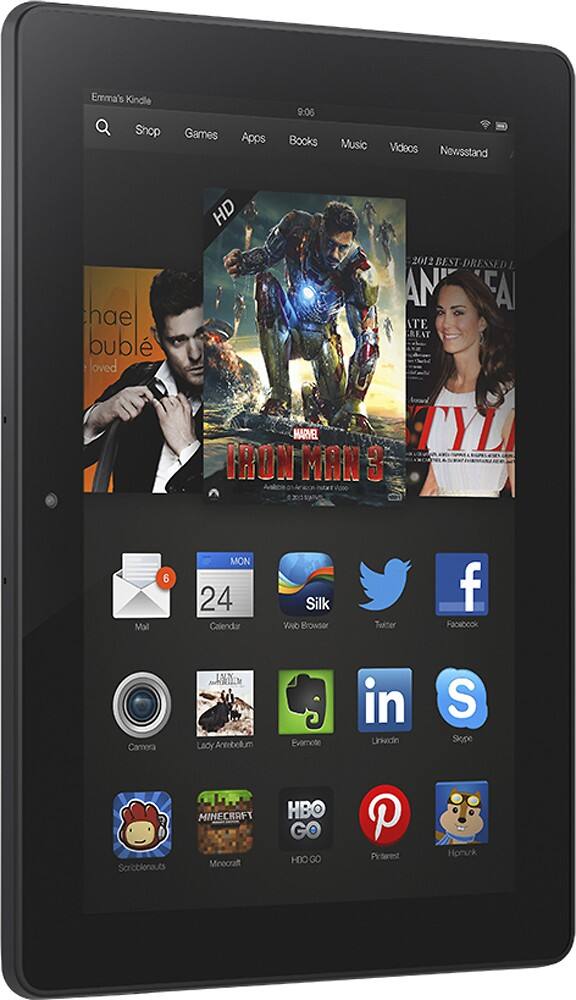 Best Buy: Amazon Kindle Fire HDX 8.9" 64GB Wi-Fi + 4G LTE Verizon ...