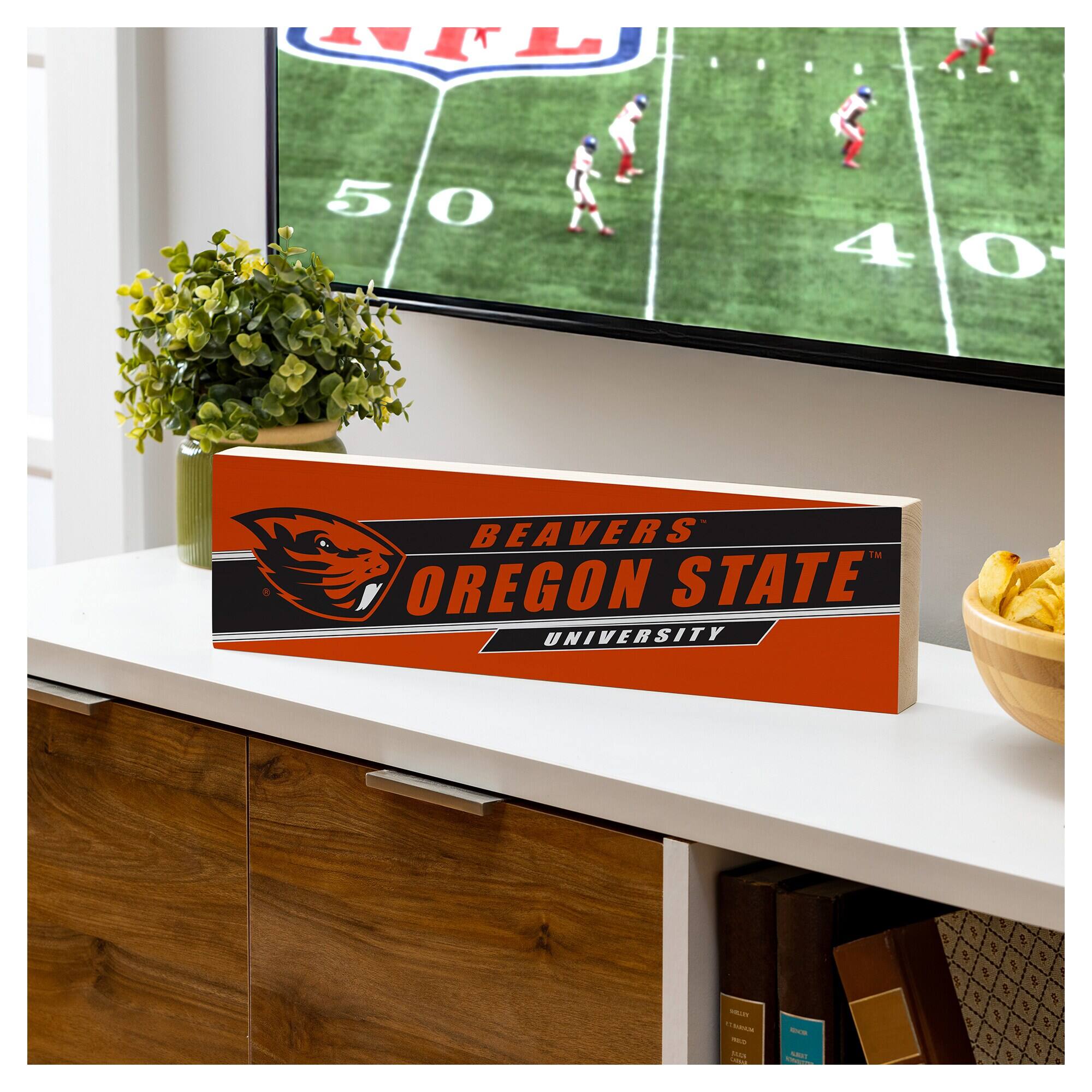 Evergreen Enterprises Oregon State Beavers 5" x 18" Shadow Logo Wood ...