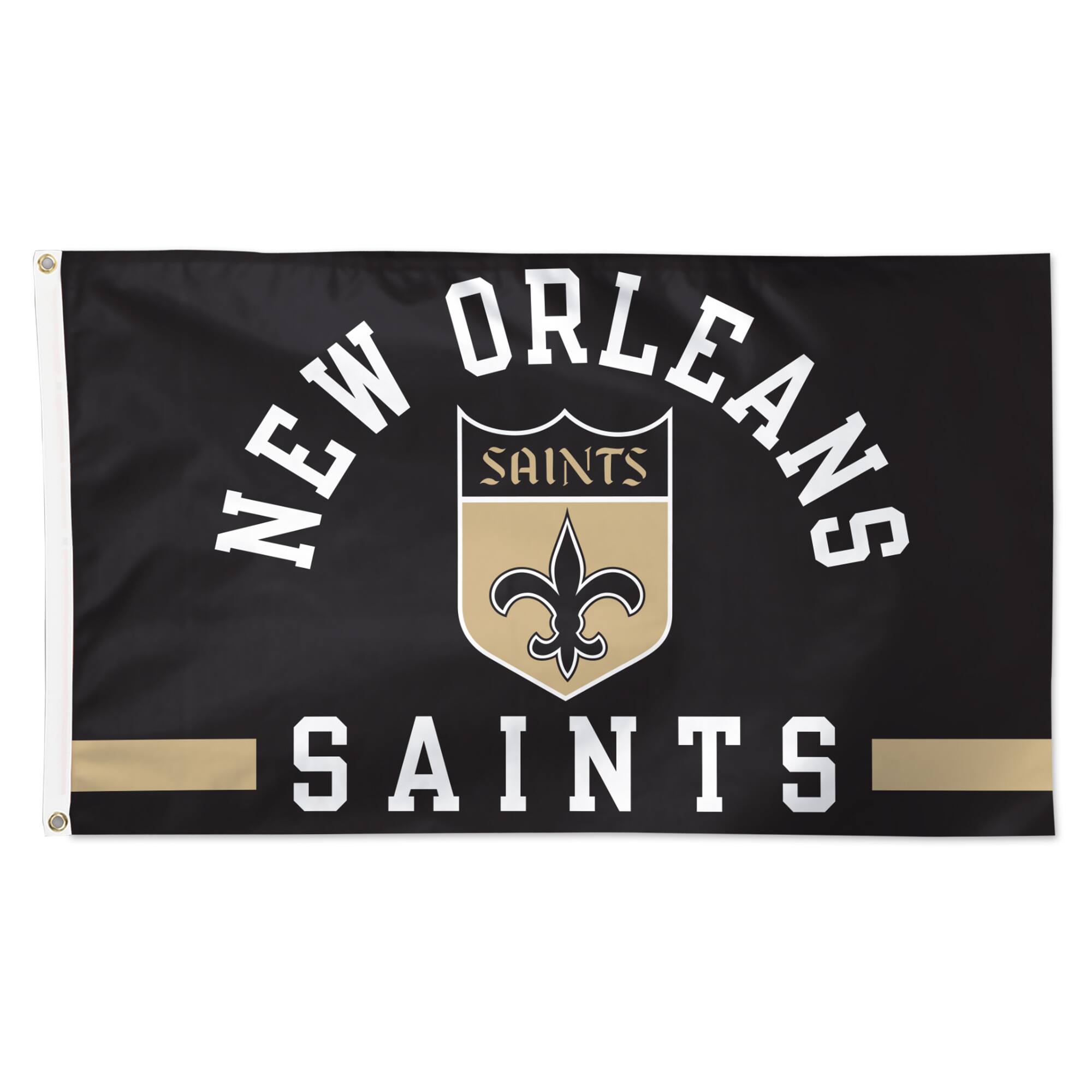 WinCraft New Orleans Saints 3' x 5' Classic Logo 1 Sided Deluxe Flag ...