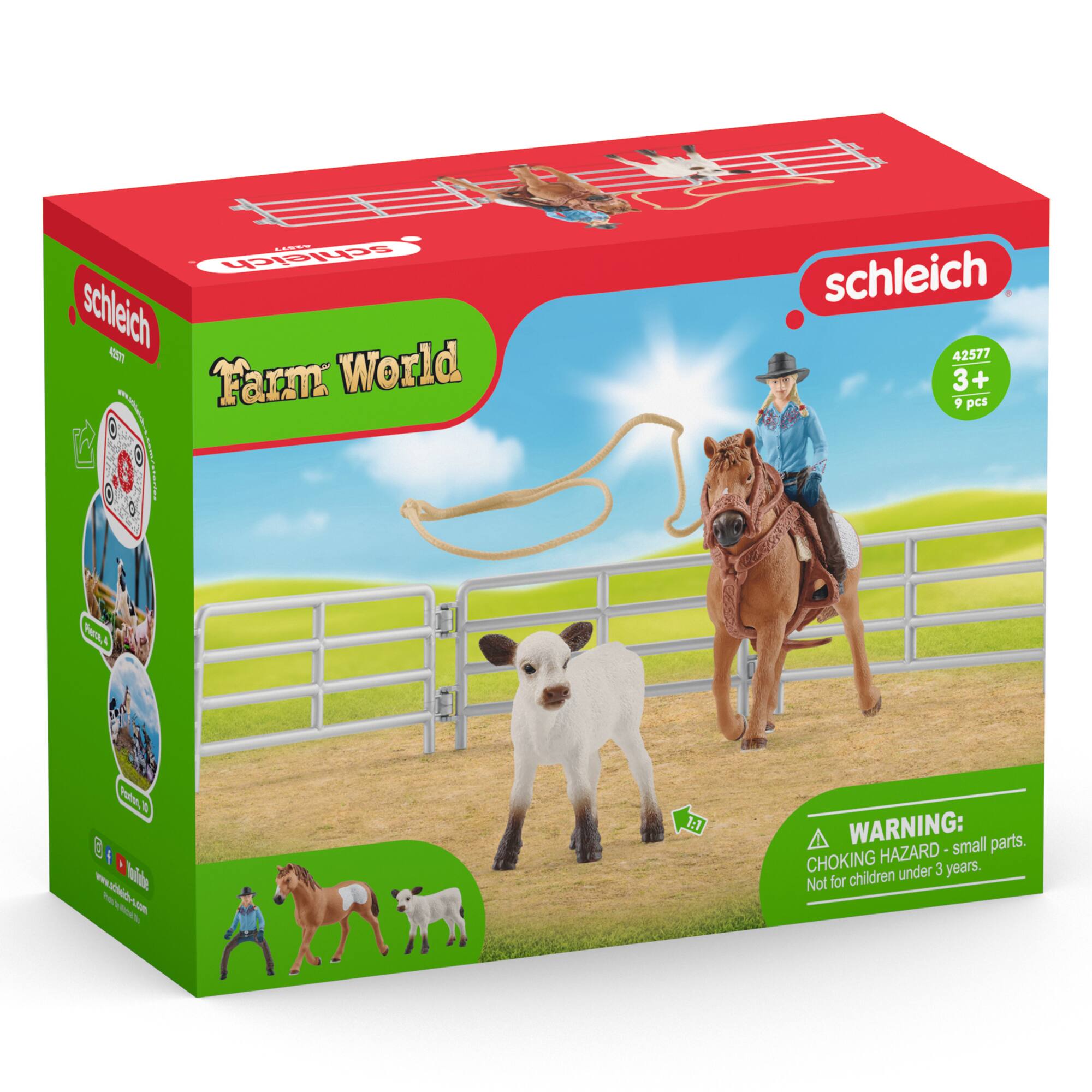 Schleich Farm World: Cowgirl Team Roping Fun G4059433473048 - Best Buy