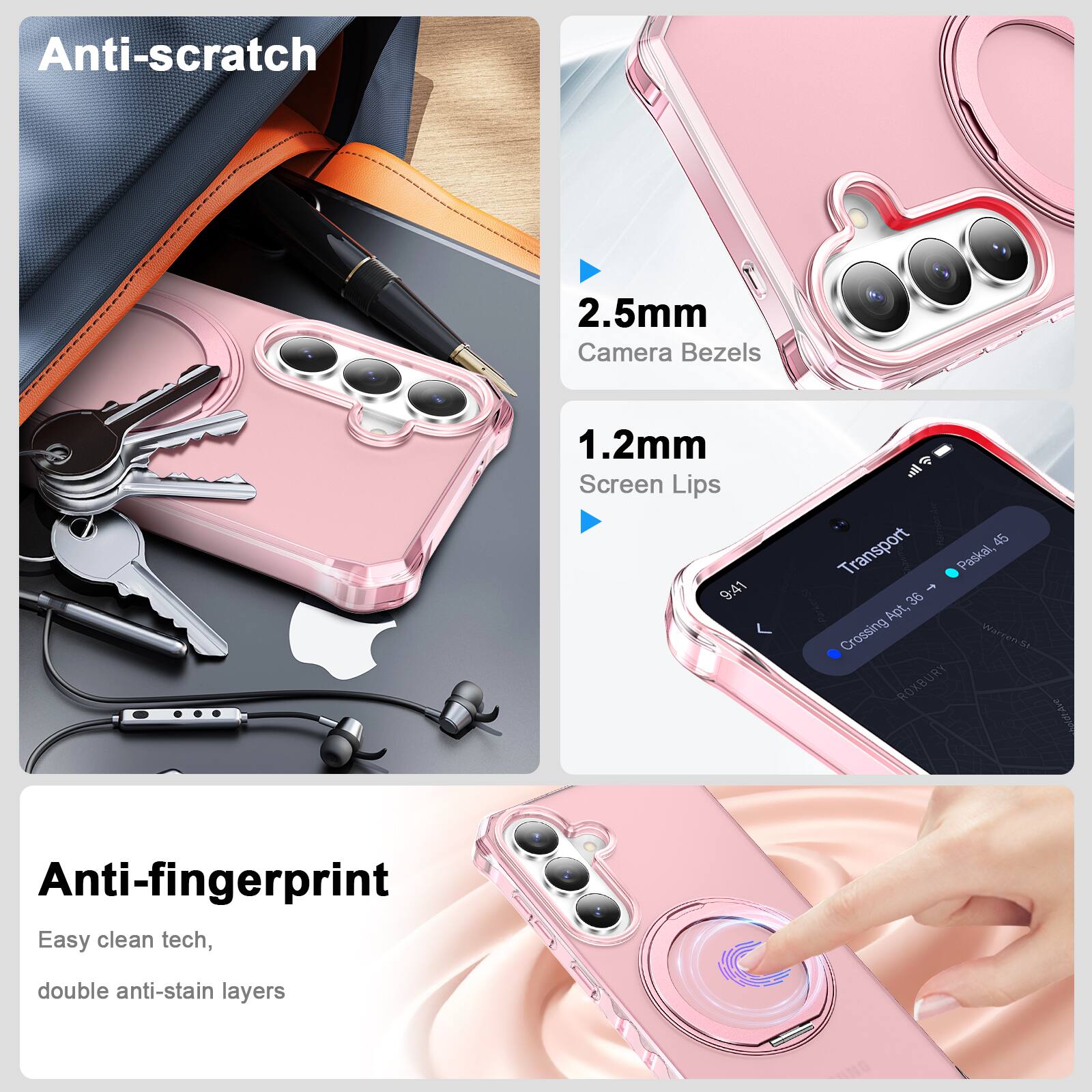 Dteck Frosted Magnetic Case for Samsung Galaxy S26,Shockproof Non Slip ...