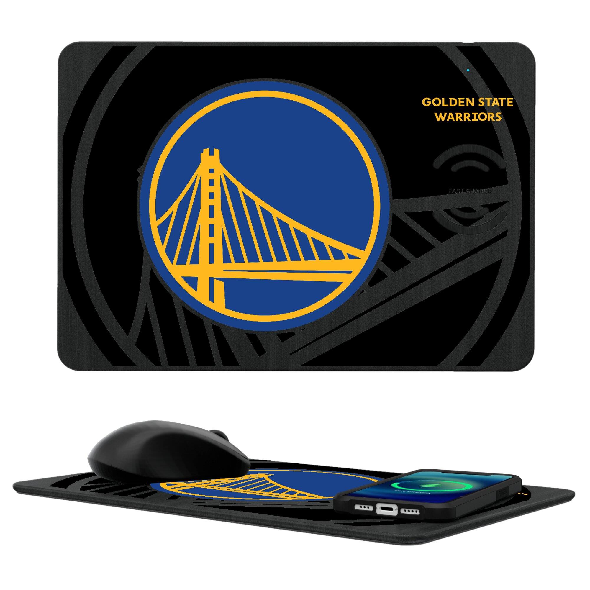 Keyscaper Golden State Warriors Wireless Charger & Mouse Pad Multicolor ...