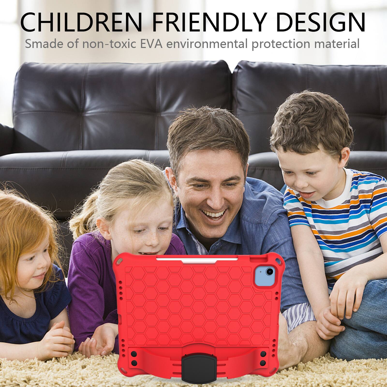 Dteck For Apple iPad (A16) 11" 2025 2025 / 10th 2022 Rugged Kid Case ...