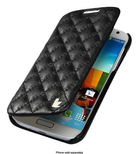 Best Buy: JisonCase Matelassé Quilted Folio Case for Samsung Galaxy S 4 ...