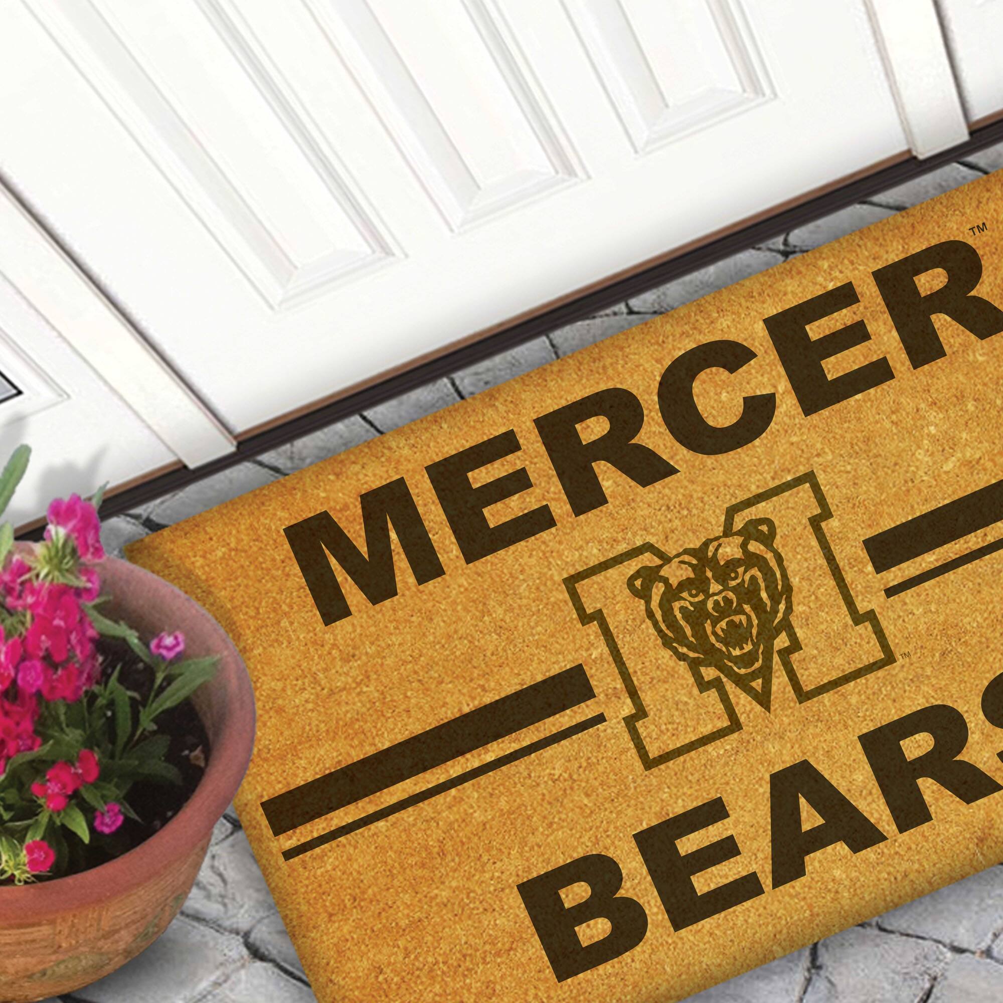 Jardine Mercer Bears 18" x 30" Team Logo Doormat Brown 5186244 - Best Buy