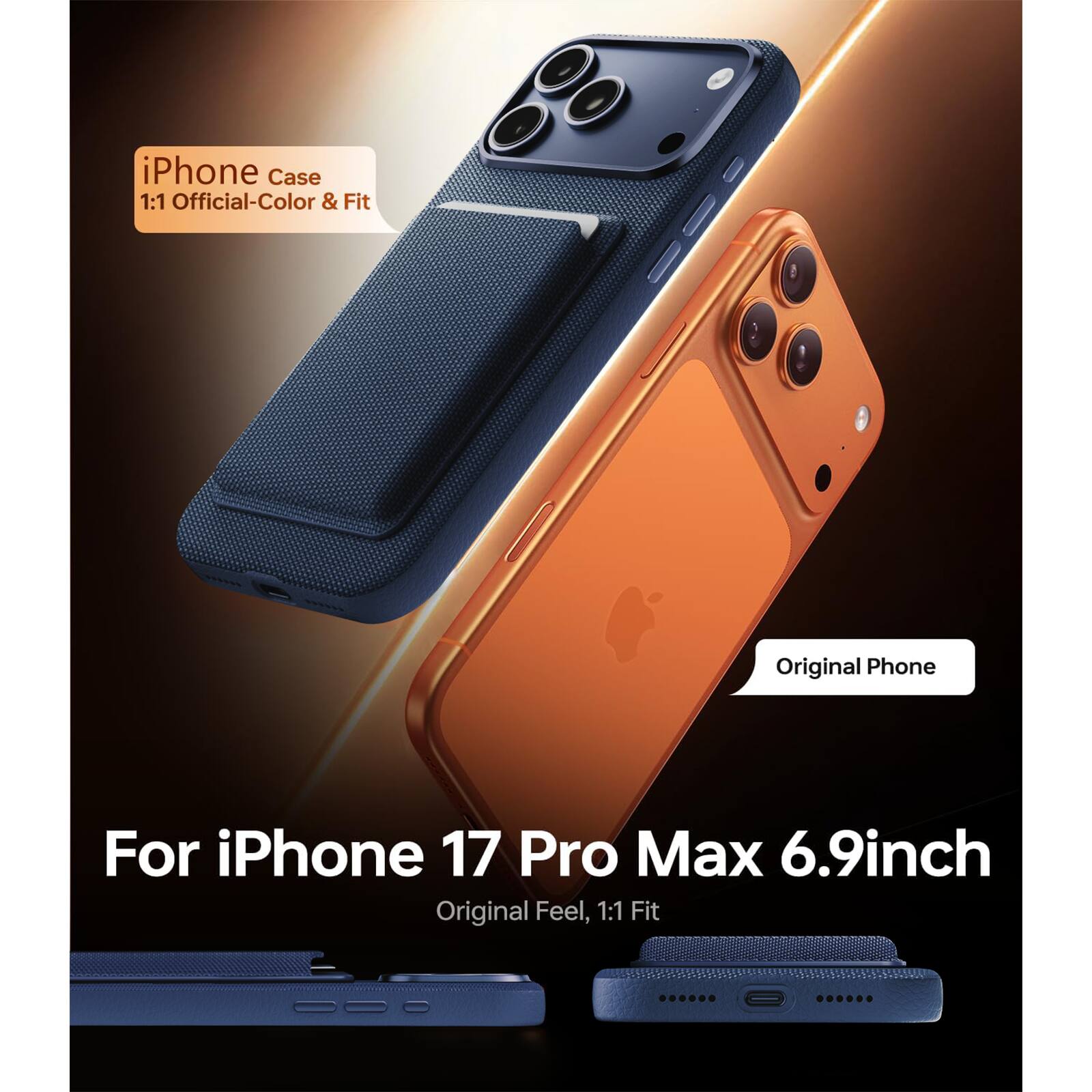 Dteck 2 in 1 Wallet Case for Apple iPhone 17 Pro Max, Slim Shockproof ...