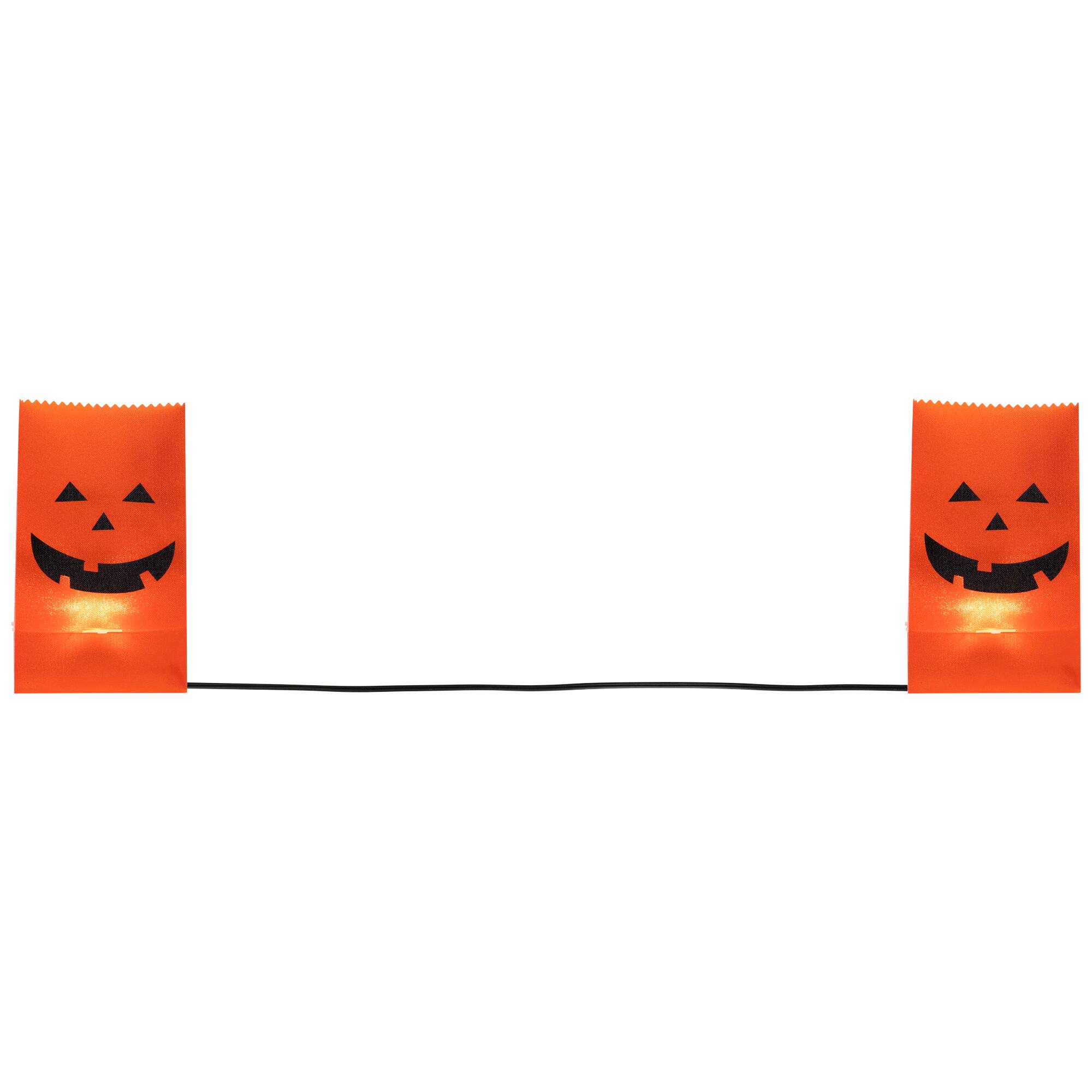 Northlight Lighted Jack O Lantern Halloween Outdoor Luminary Pathway ...