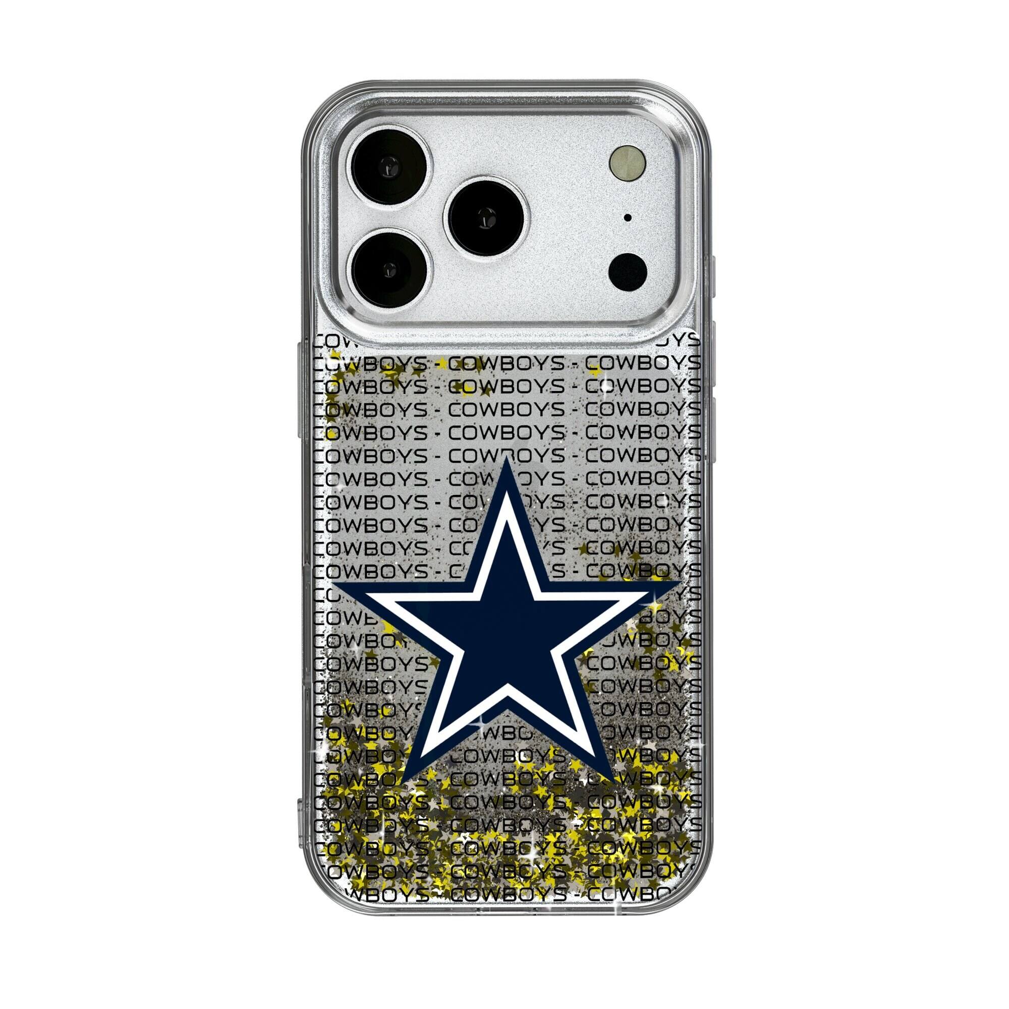 Keyscaper NFL Dallas Cowboys iPhone Text Backdrop Design Glitter Case ...
