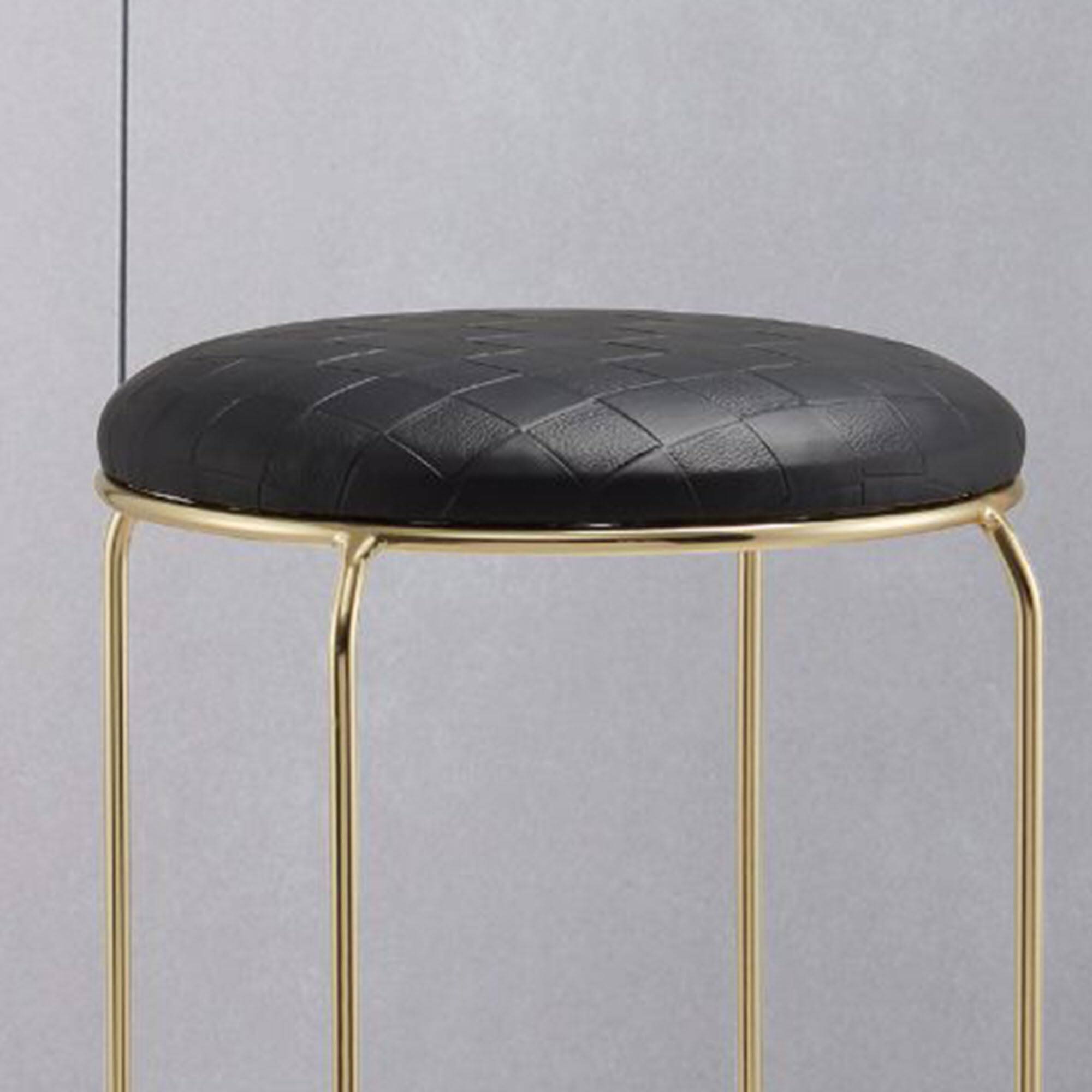 Kings Brand Furniture Carmilla Upholstered Counter Height Stool with ...