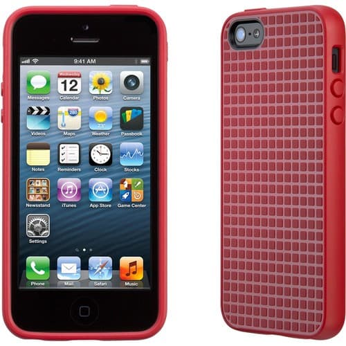 Best Buy: Speck PixelSkin HD for iPhone 5 Red SPK-A0681